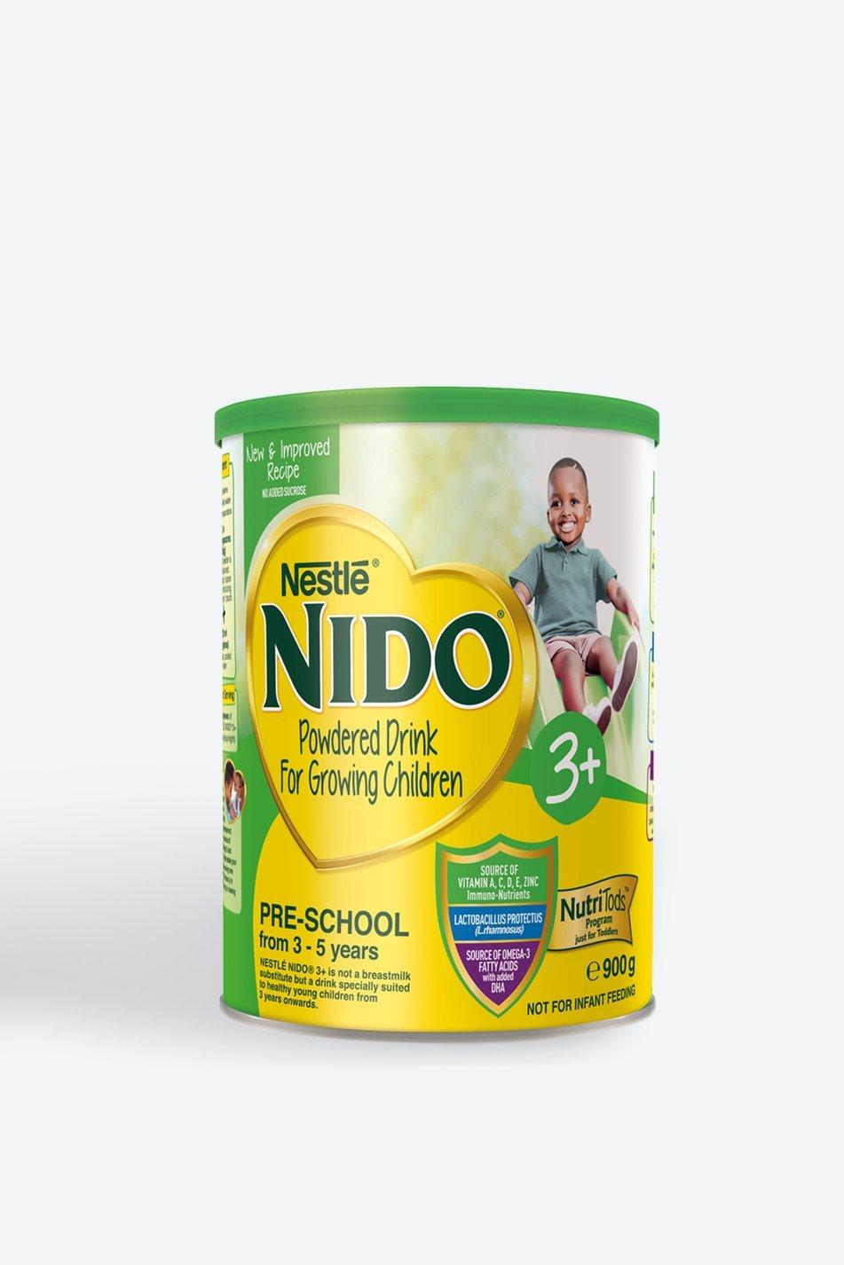 Nestle Nido 3+ Powdered Drink For Growing Children 3-5 Years 900g