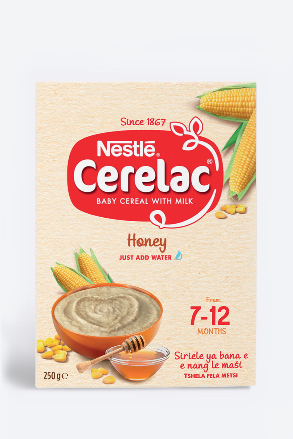 Nestle Cerelac Honey Cereal With Milk 7-12 Months 250g