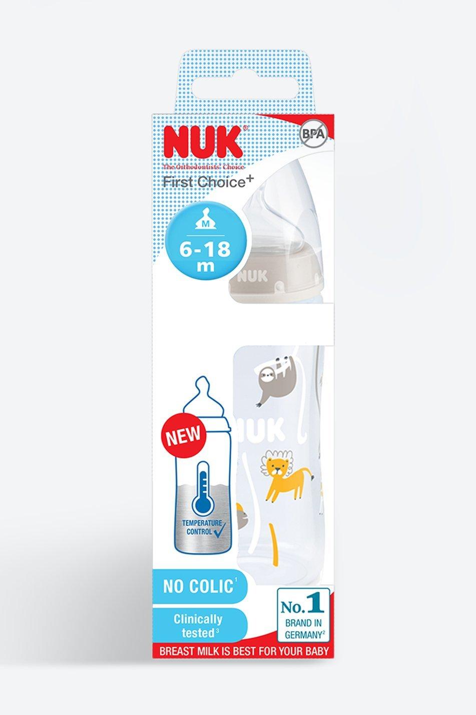 Nuk First Choice Temperature Control Bottle 6 - 18 Months 300ml