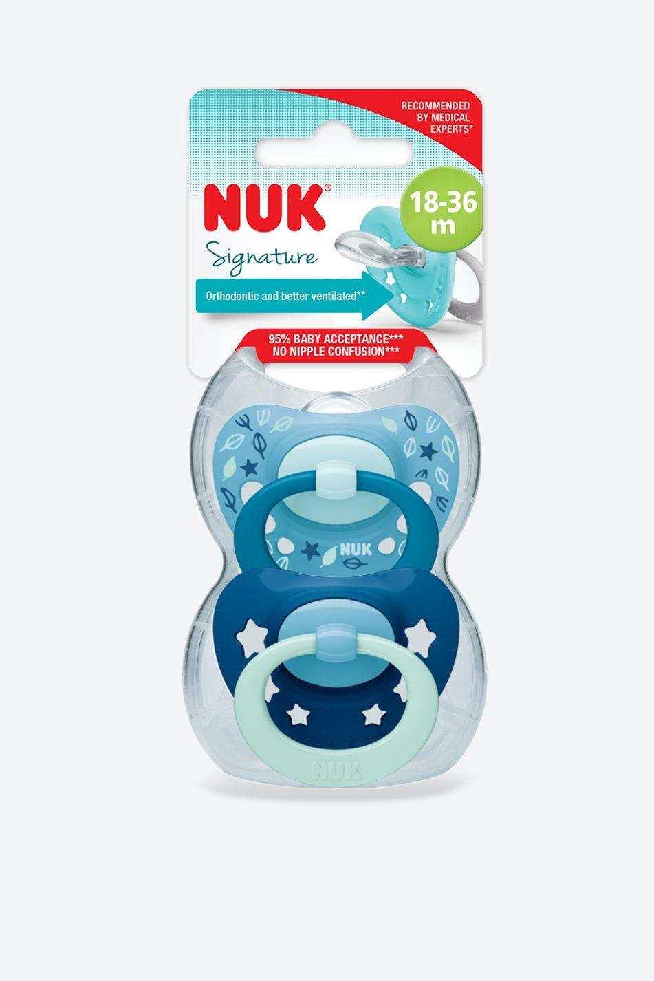 Nuk Silicone Signature Soother 18-36 Months