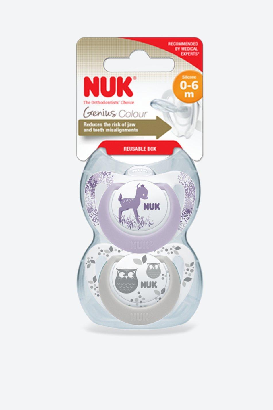 Nuk Genius Soother 0 - 6 Months 2 Pack