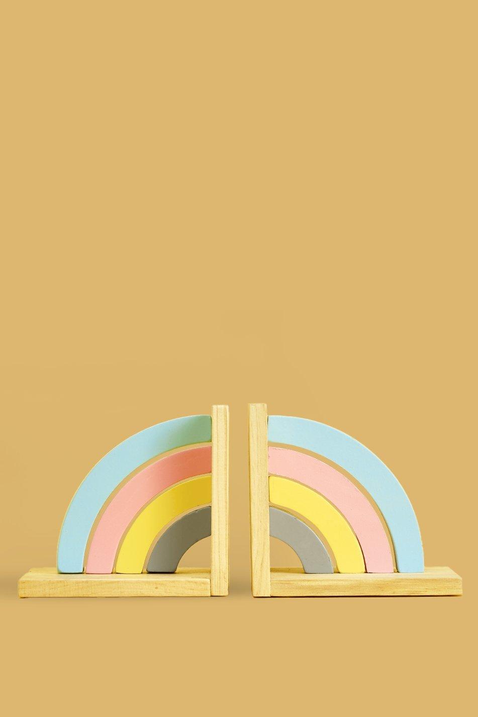 Rainbow Bookends