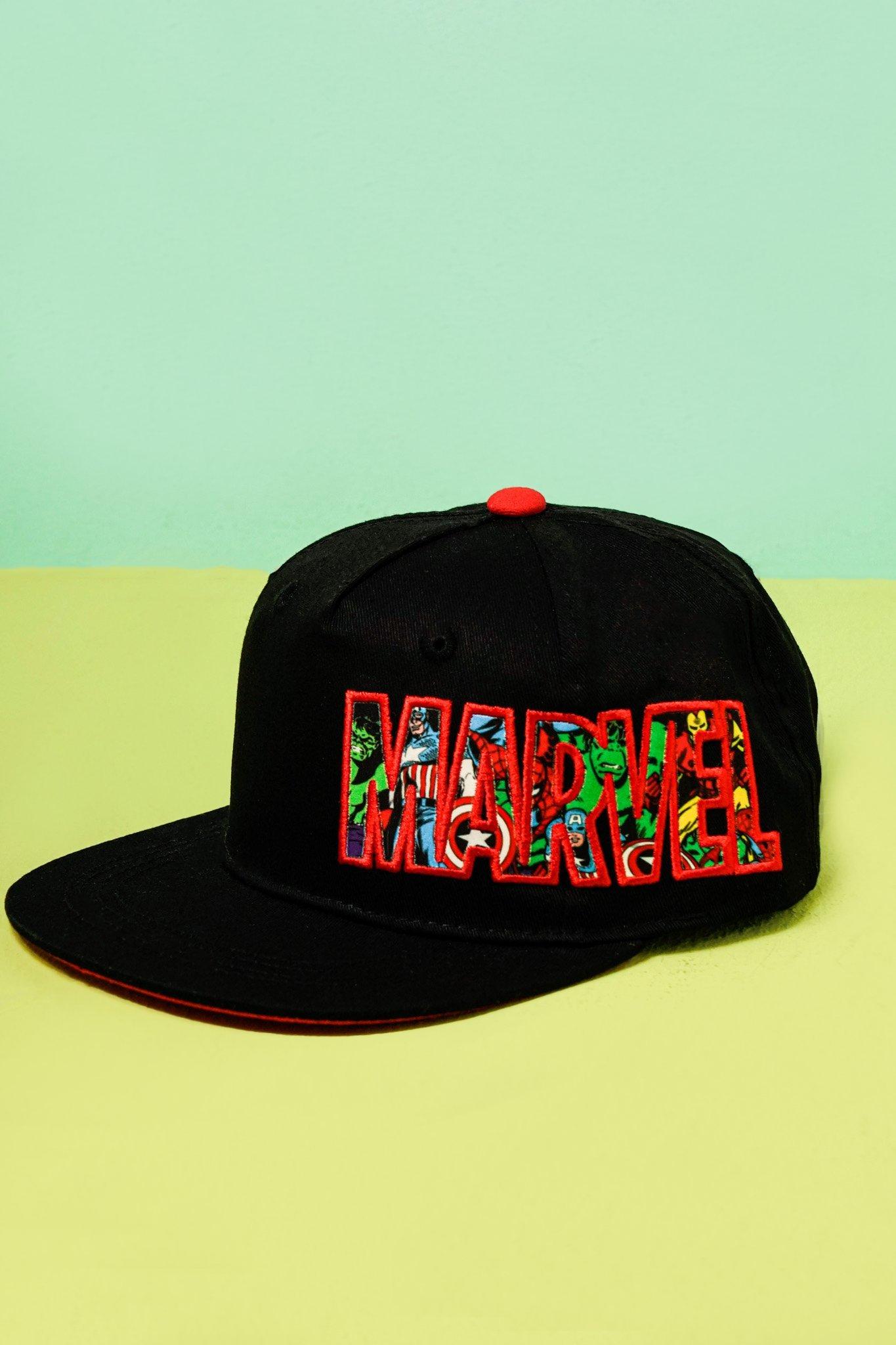 Marvel Flat Cap