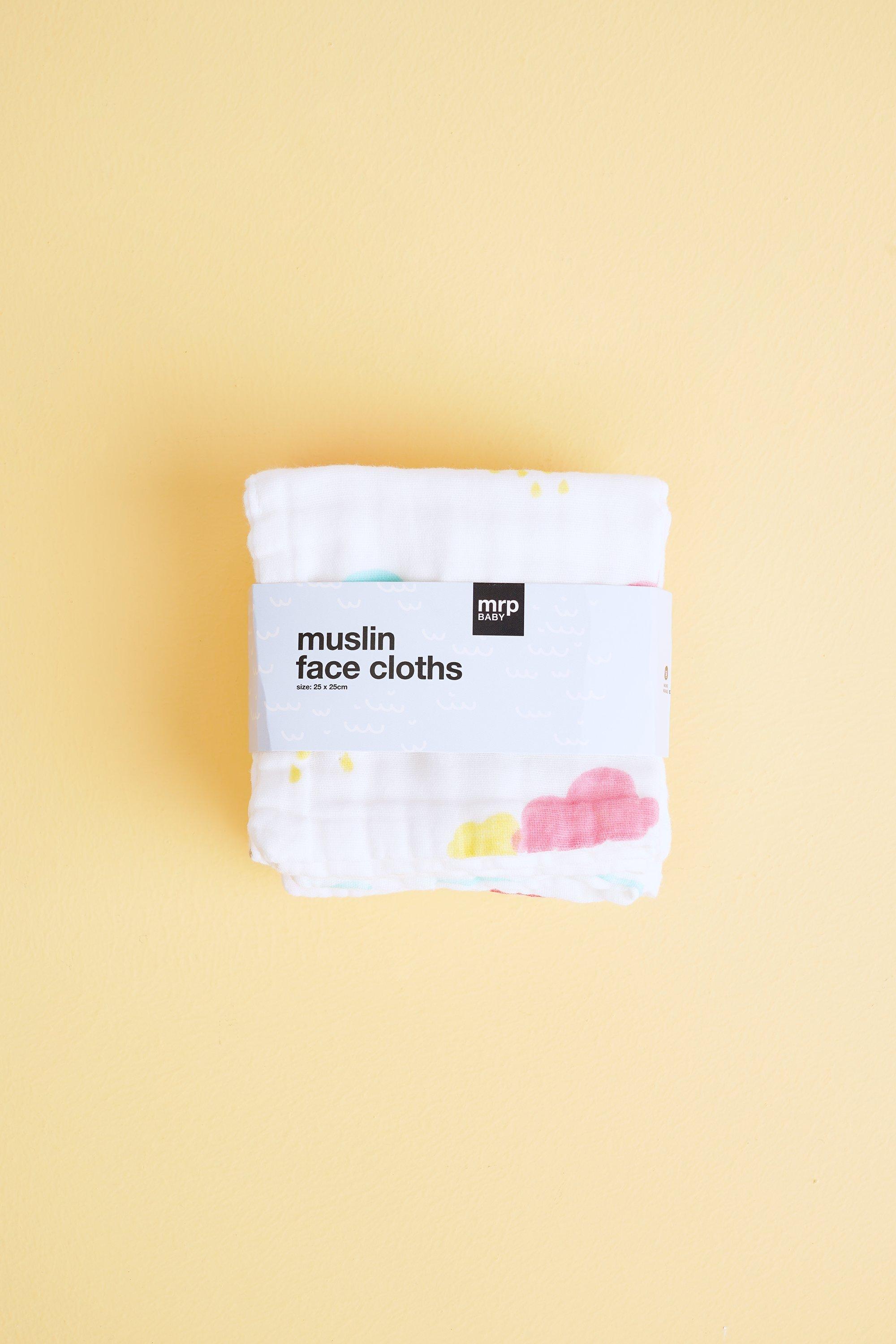 Mrp Baby Muslin Cloths 4 Pack
