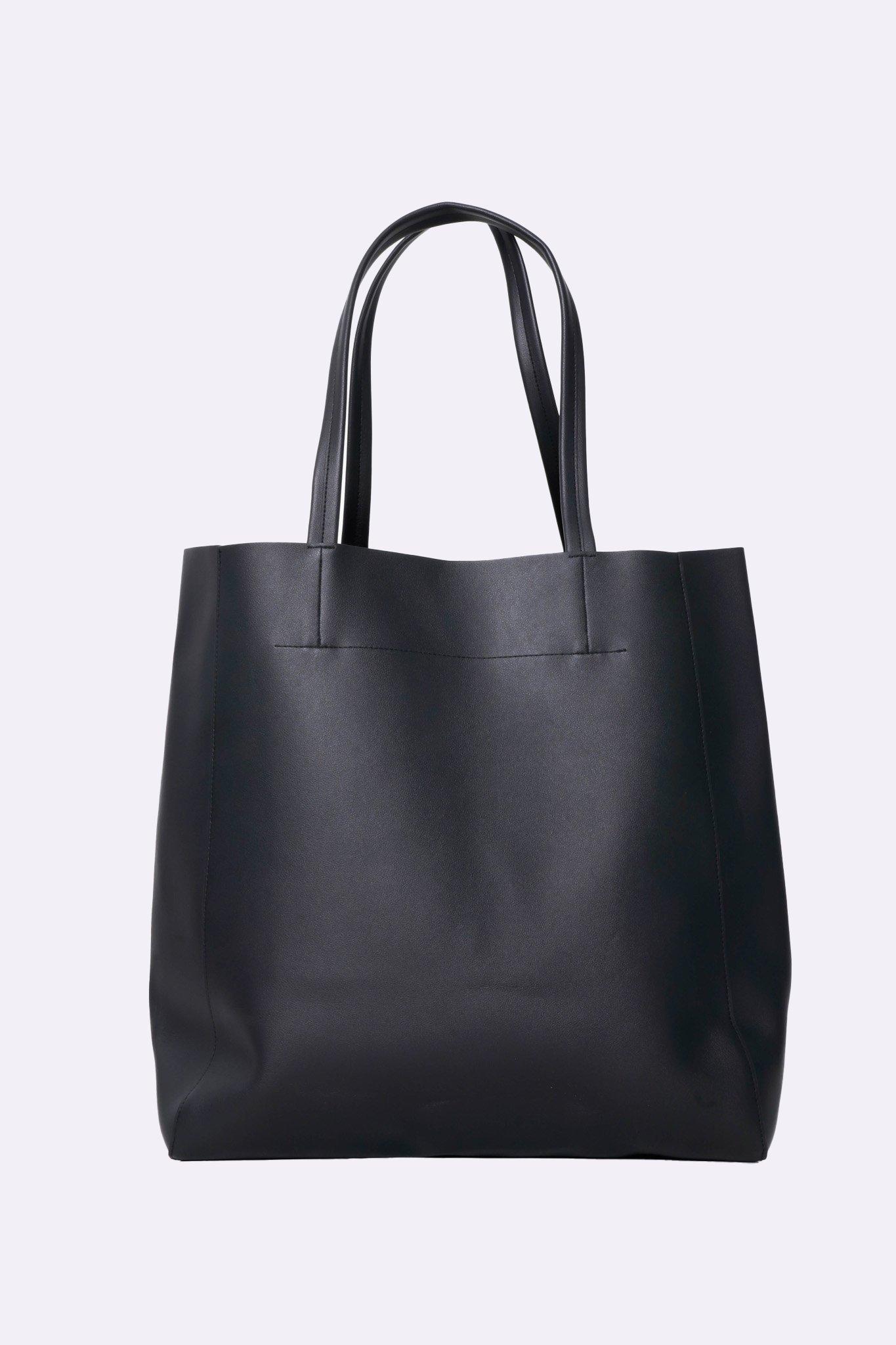 Pleather Shopper Bag