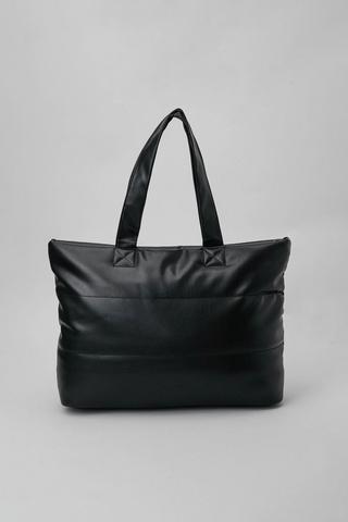 Pleather Shopper Bag