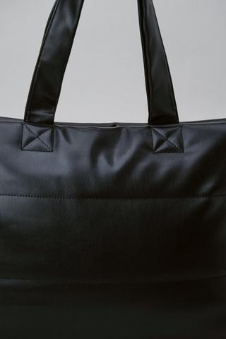 Pleather Shopper Bag
