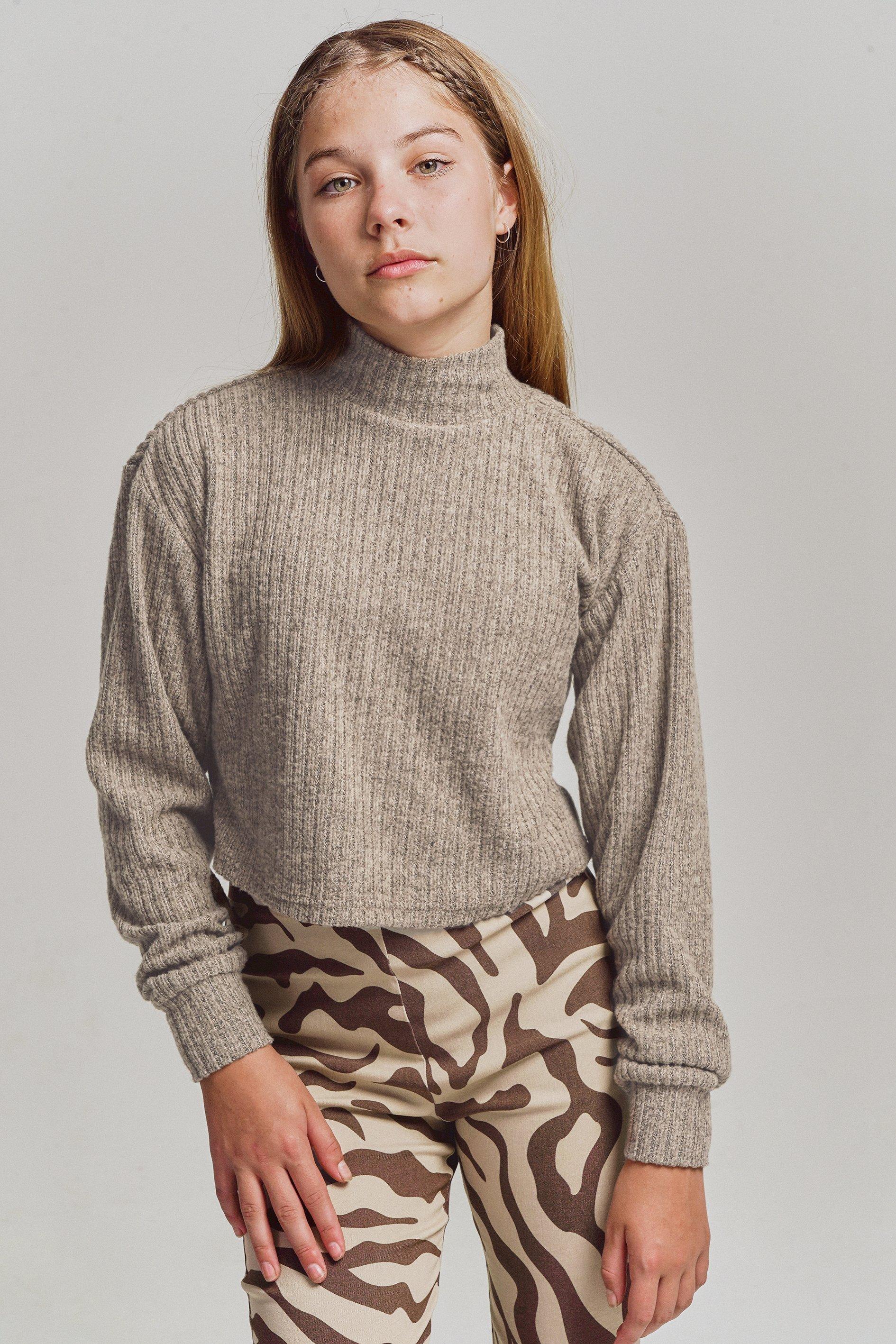 Long Sleeve Turtle Neck Top