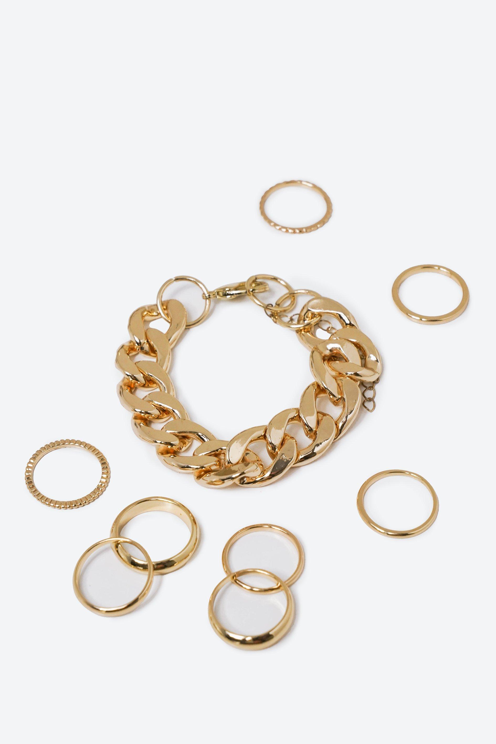 Bracelet And Ring Combo