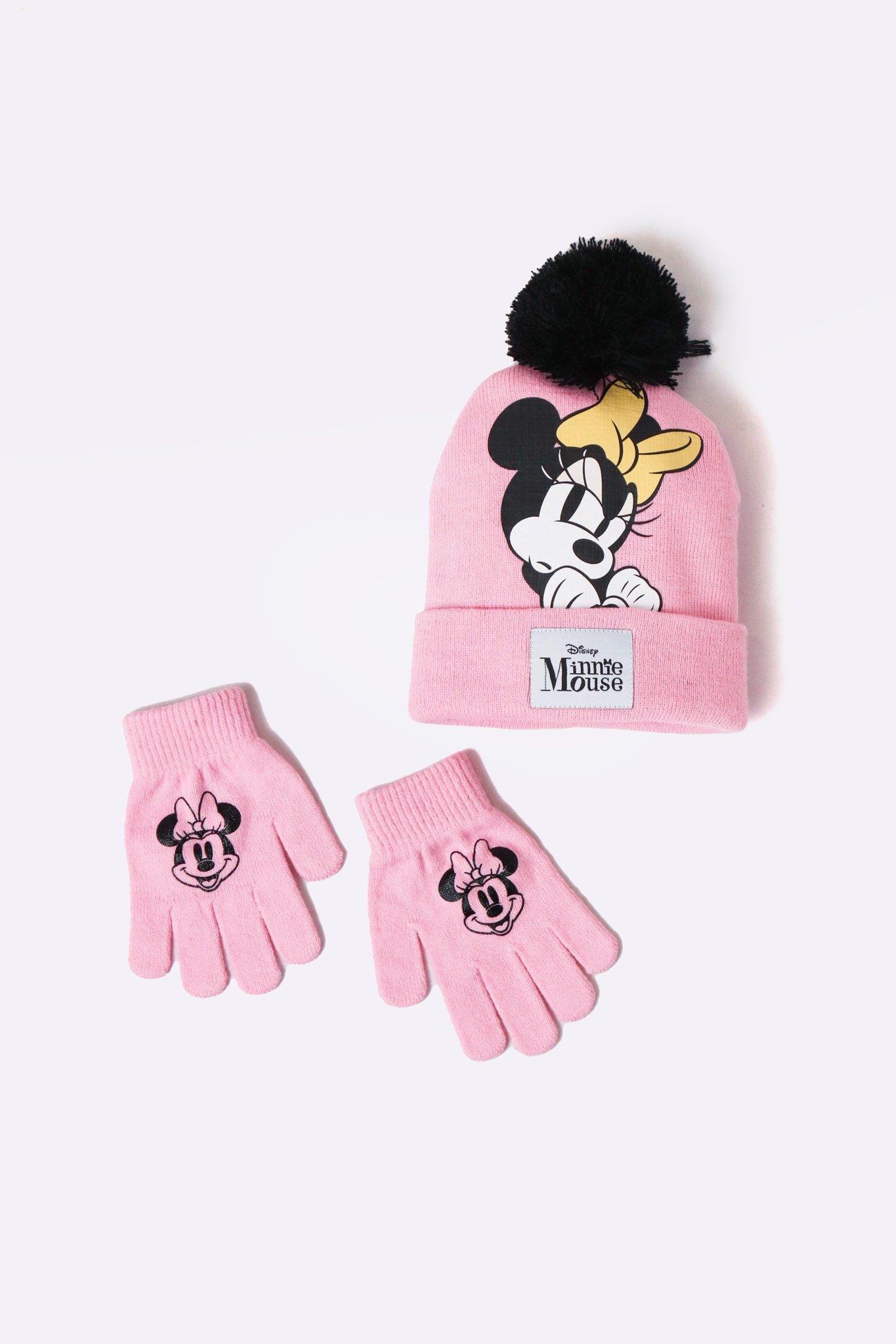 Minnie Mouse Beanie & Gloves Set