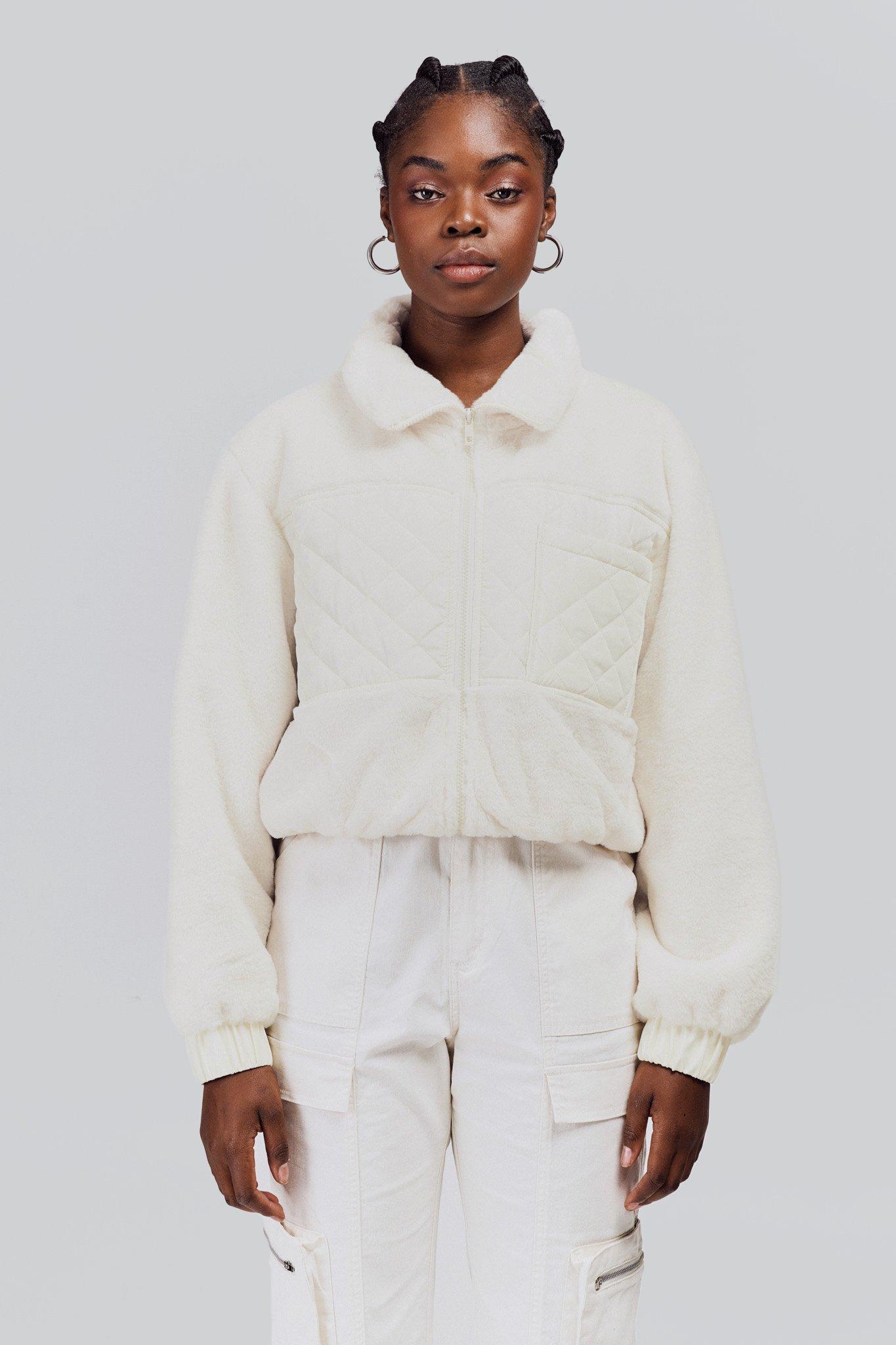 Fluffy Bomber Jacket