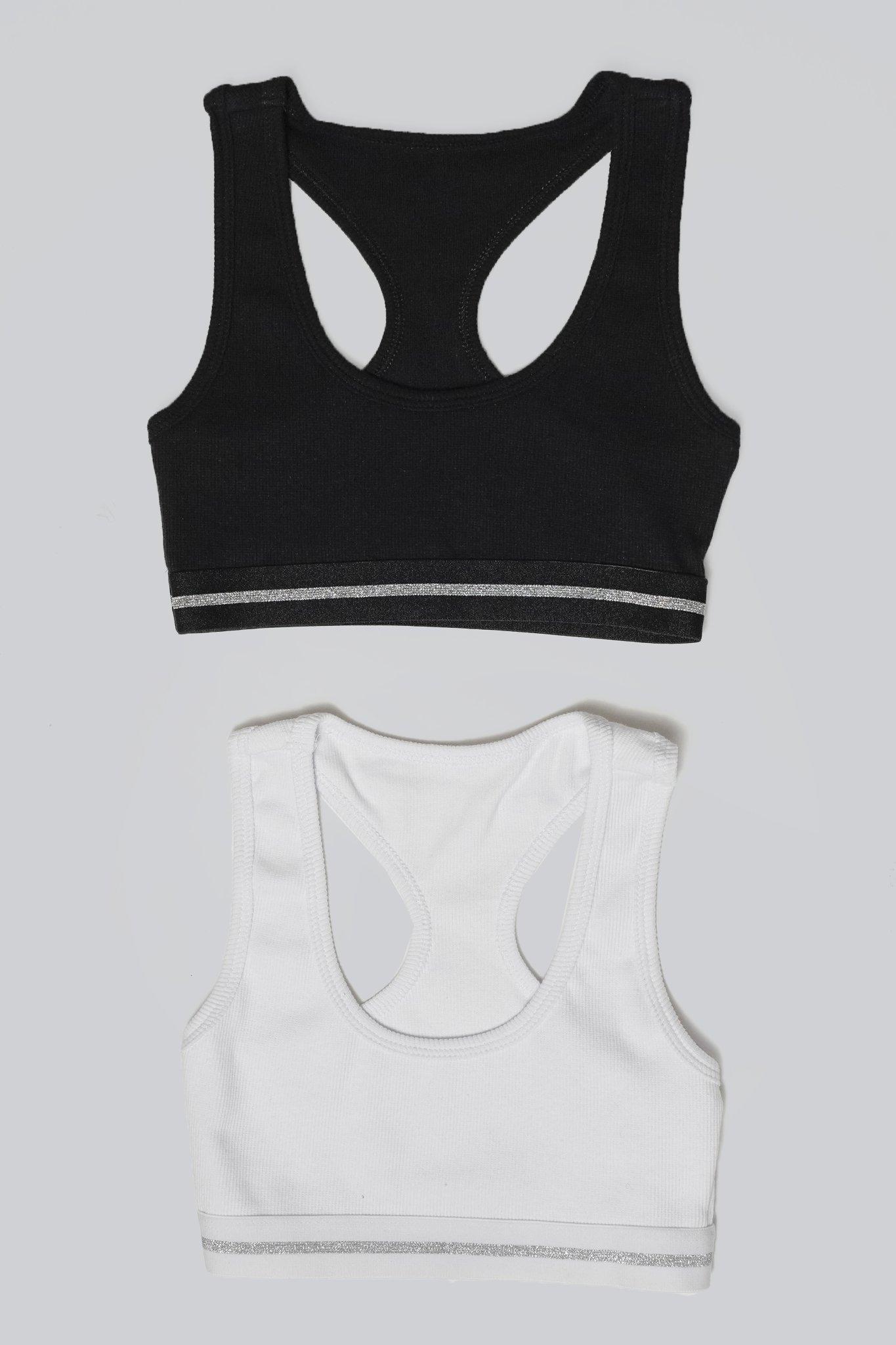 2 Pack Crop Bras