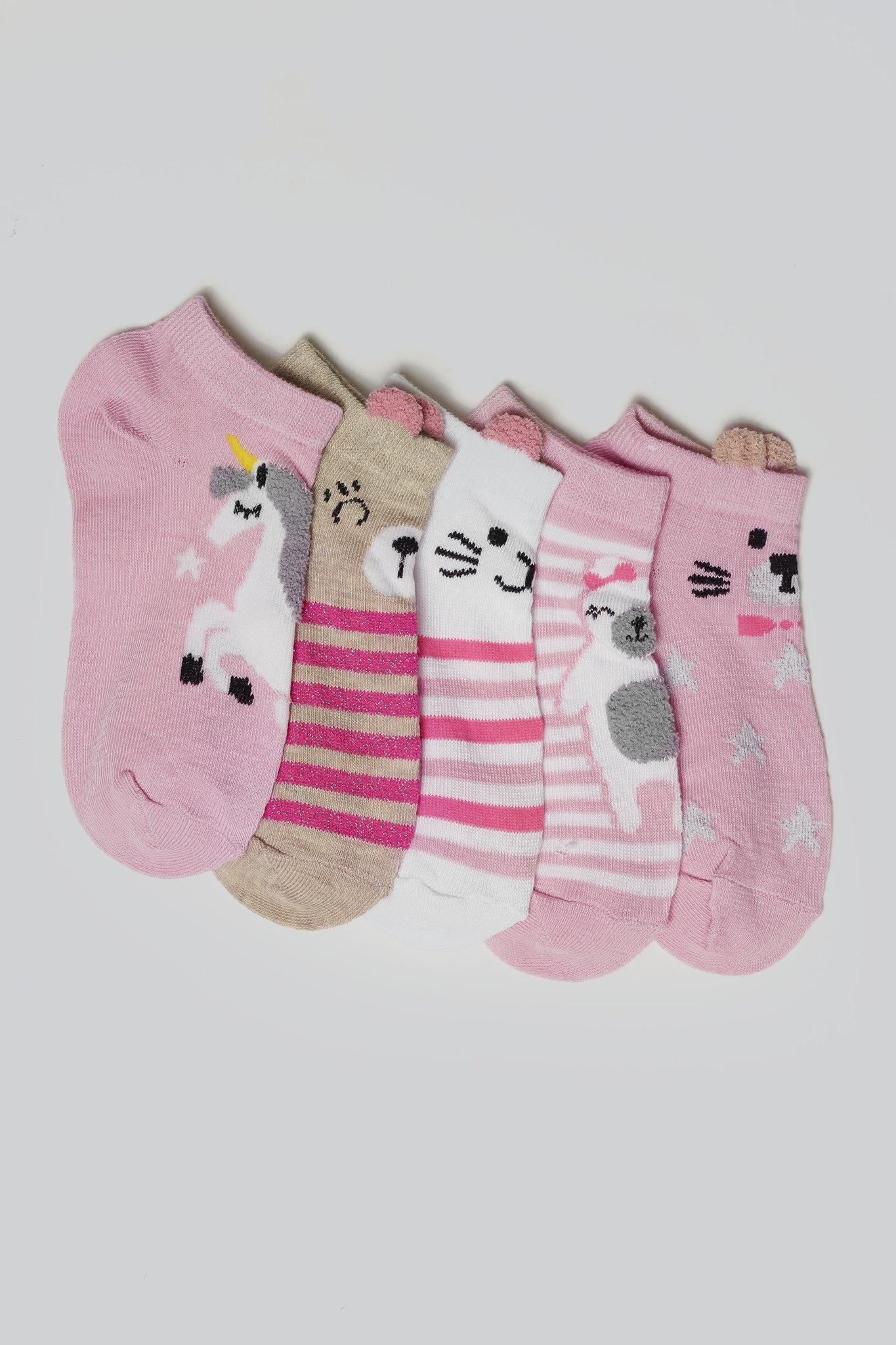 5 Pack Anklet Socks