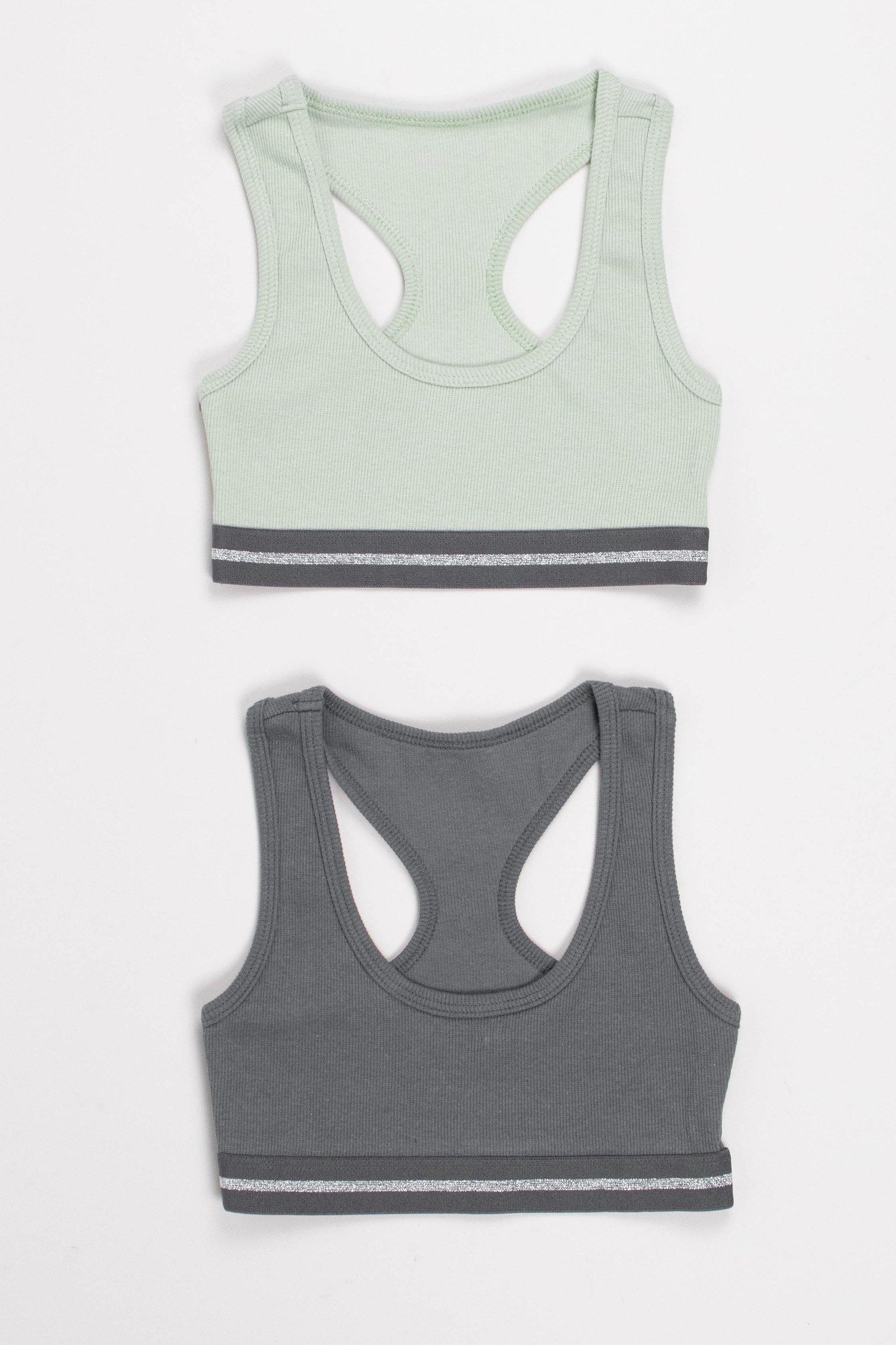 2 Pack Crop Bras