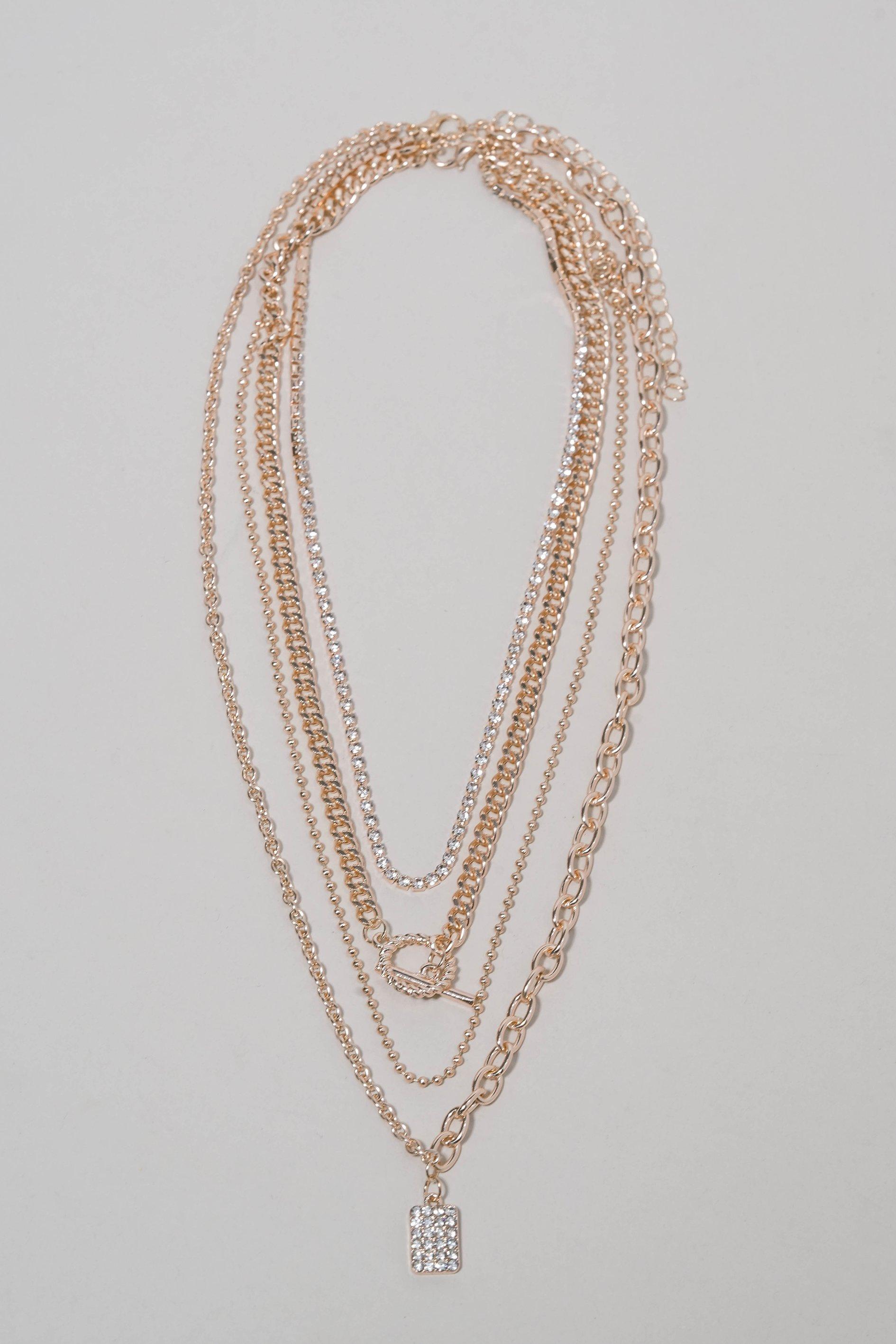 Layered necklace