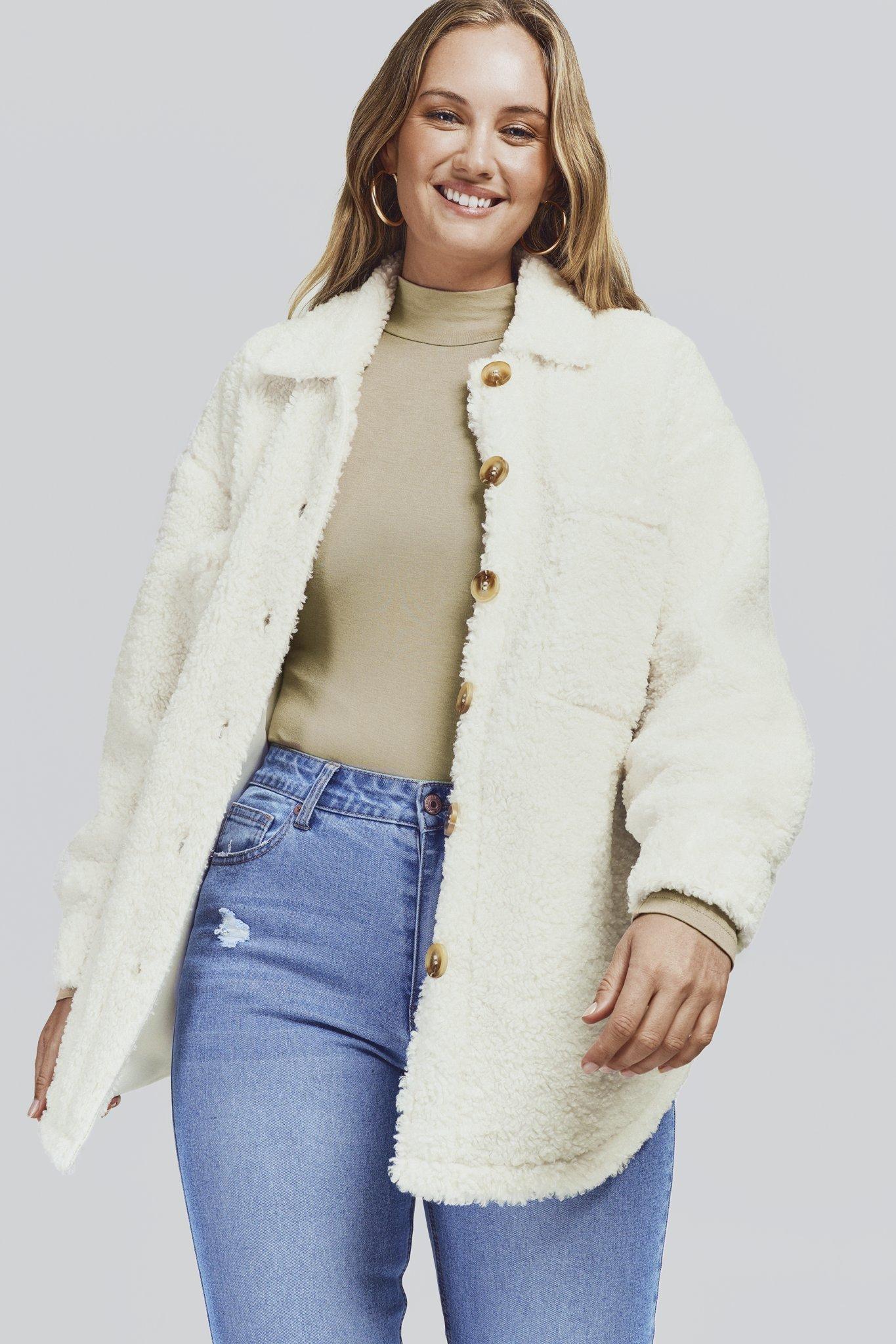 Longer Length Teddy Shacket