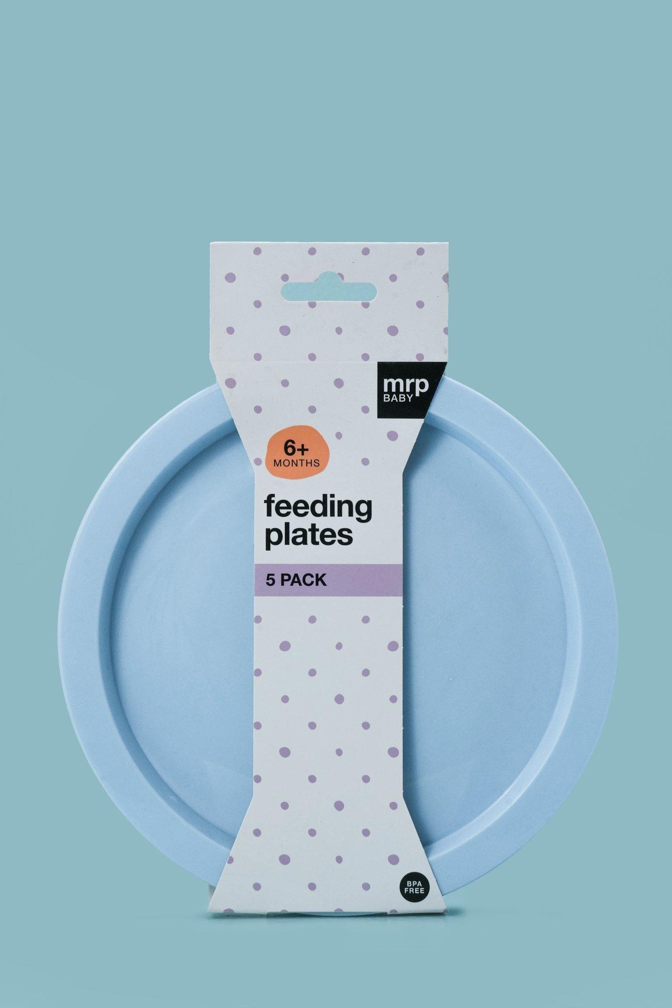 MRP Baby Feeding Plates 5 Pack
