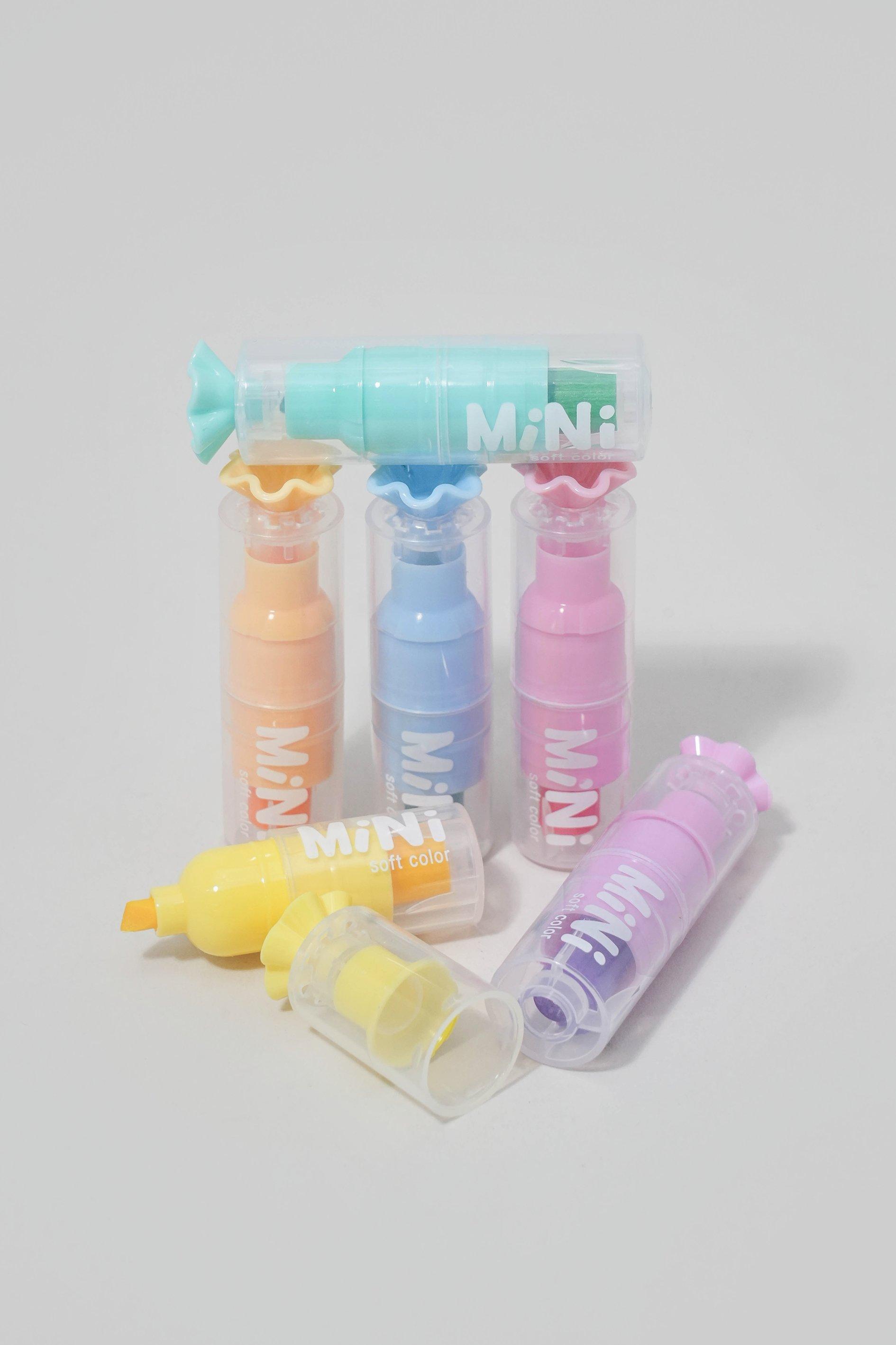 6 Pack Mini Highlighters