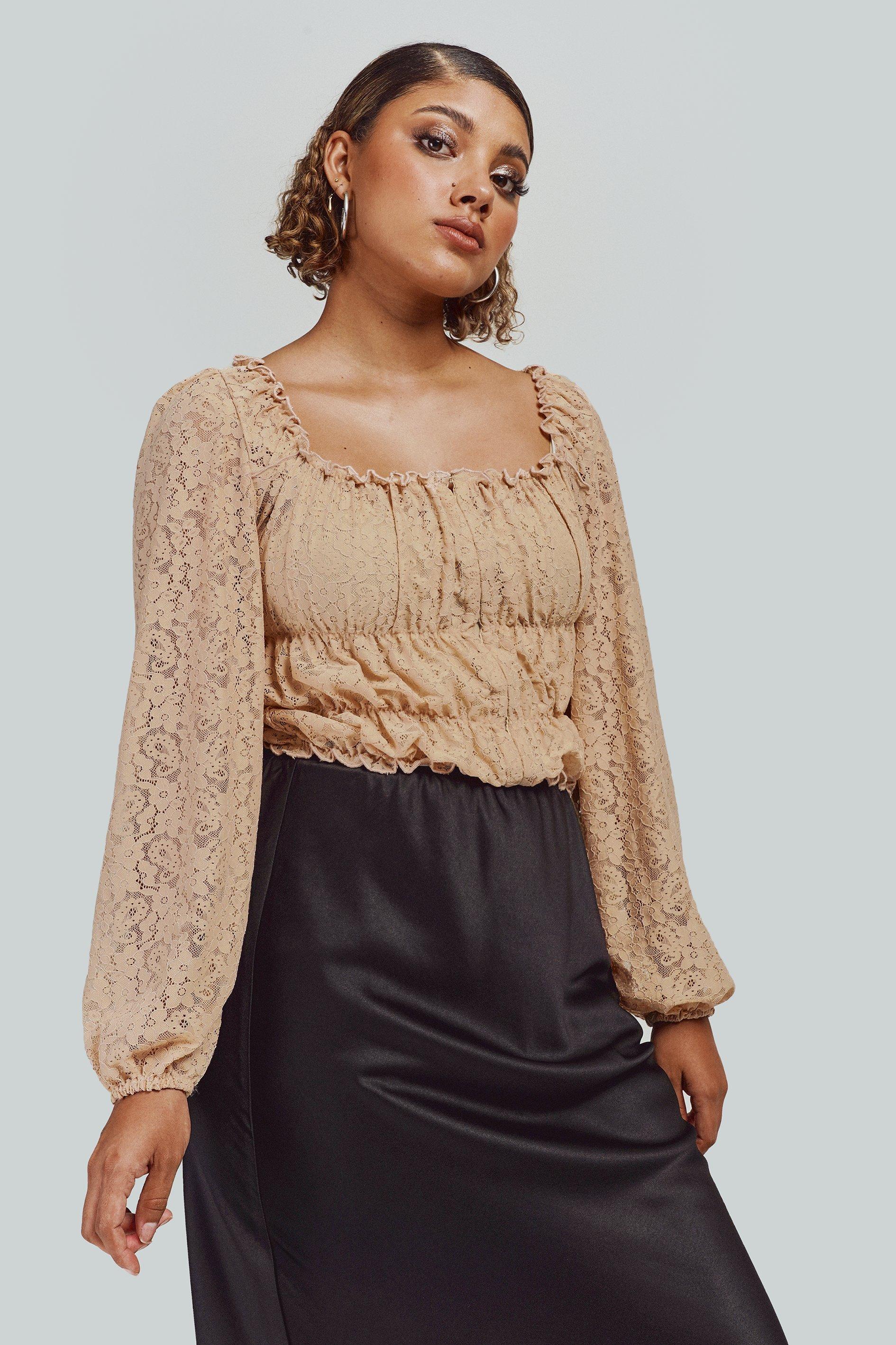 Long Sleeve Lace Top