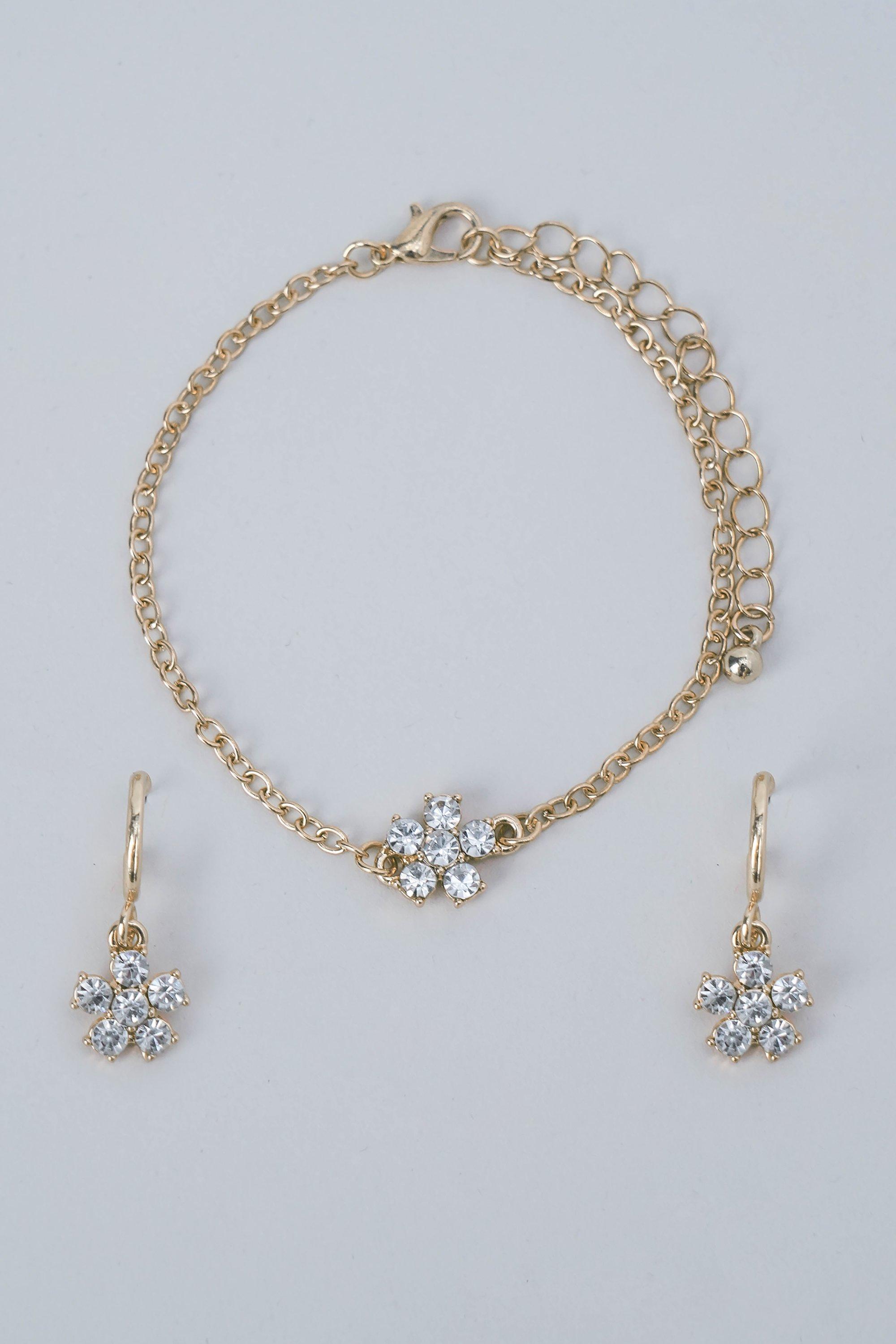 Earrings and Bracelet Set