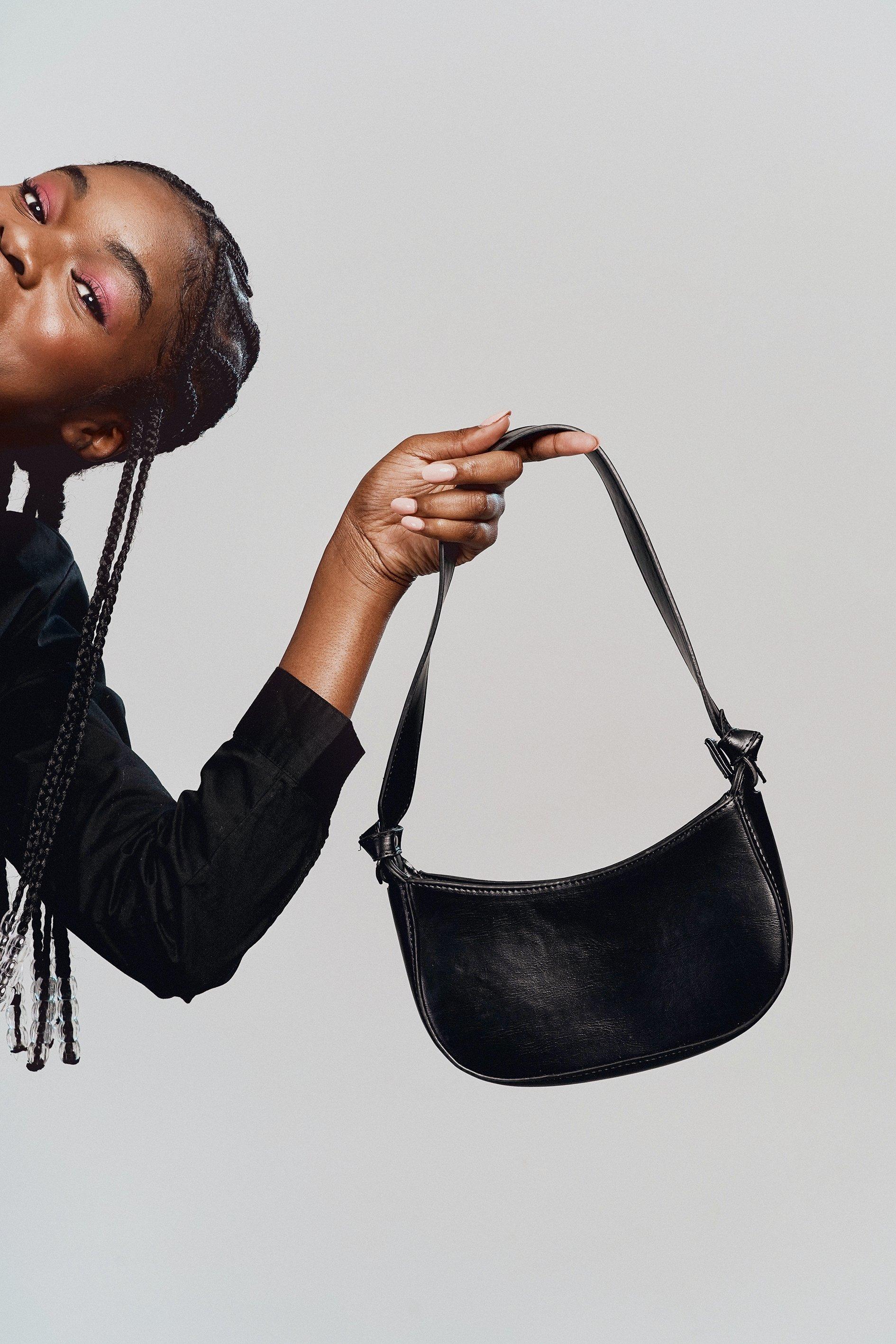 Pleather Shoulder Bag