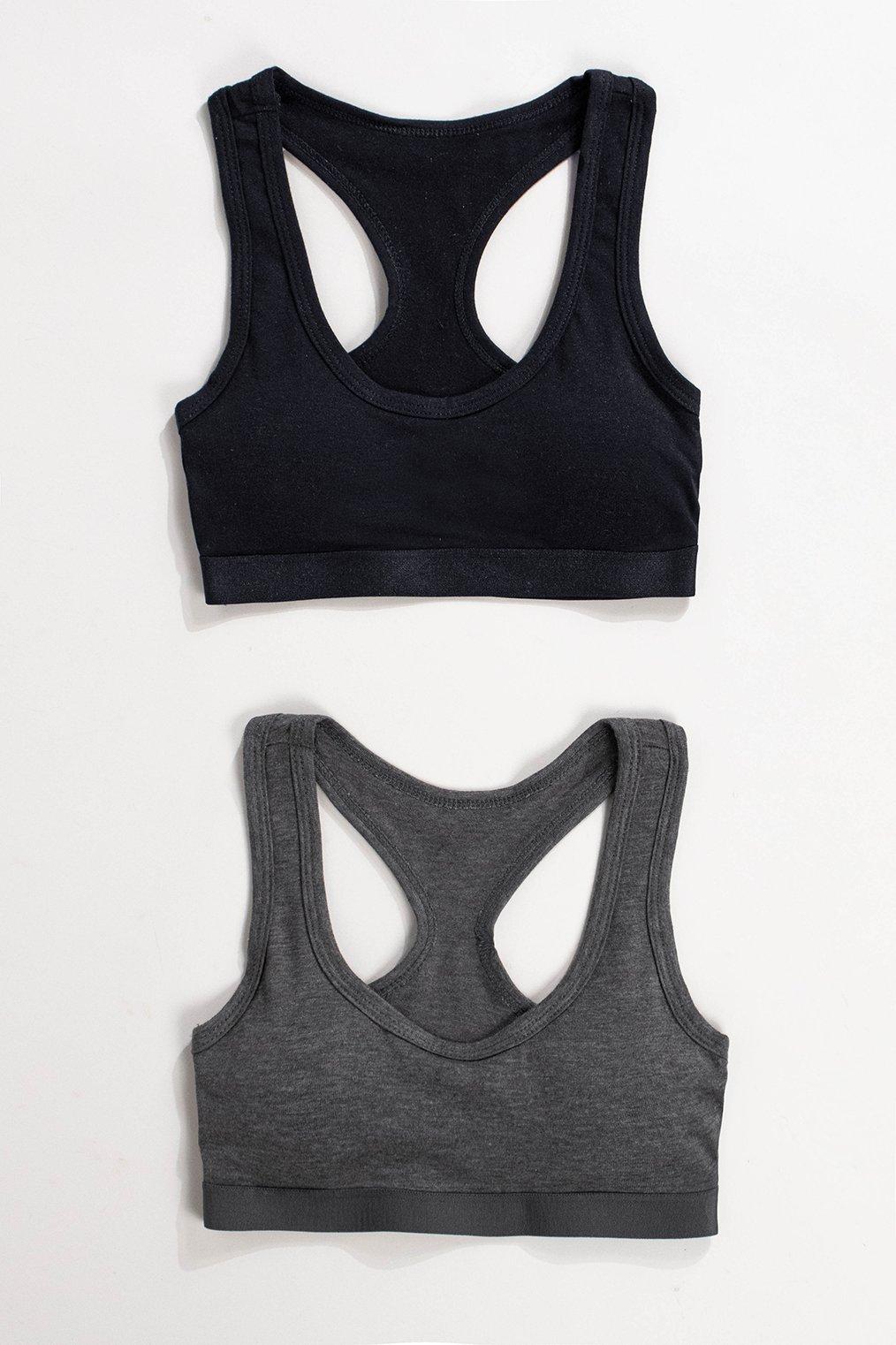 2 Pack Crop Bras