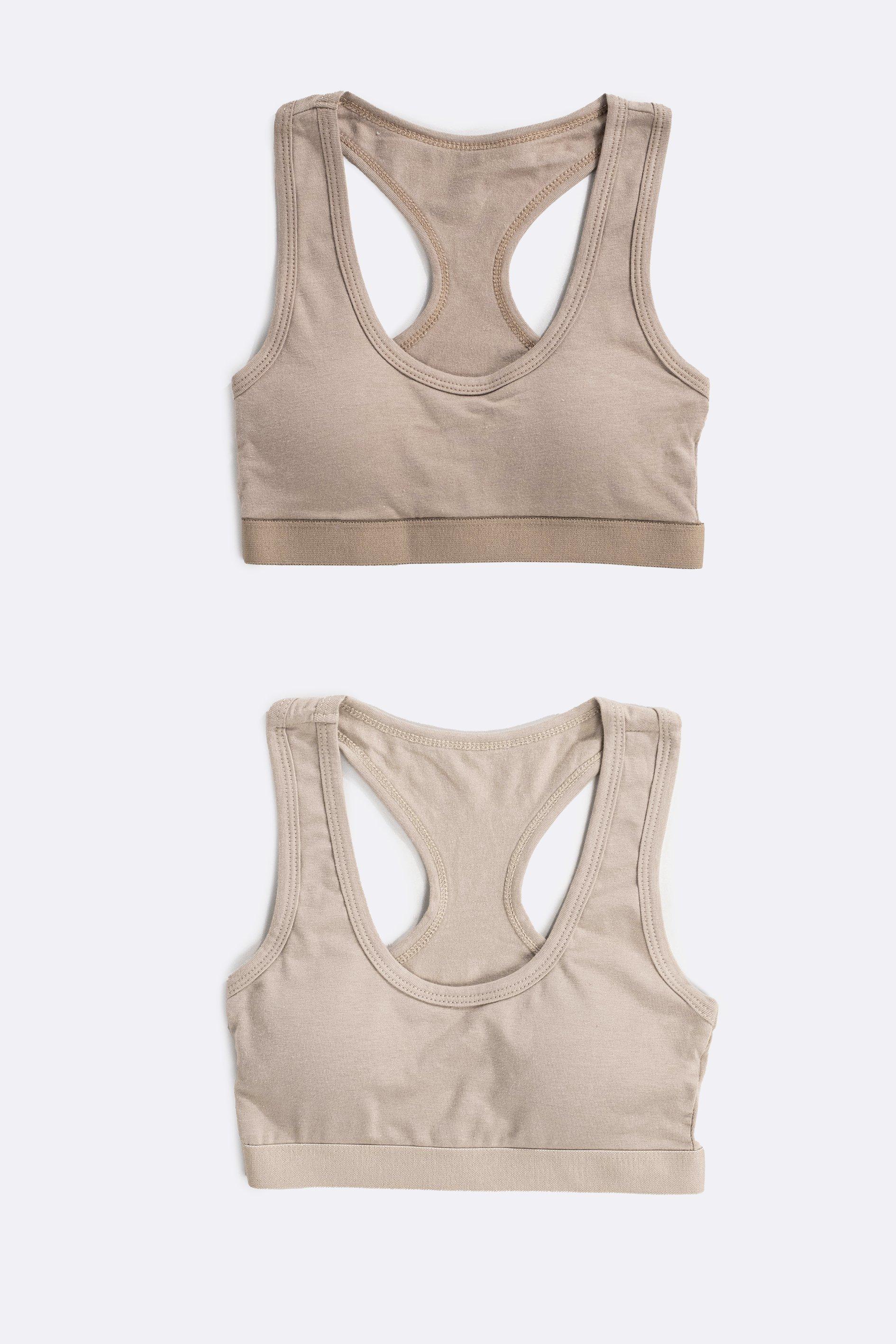 2 Pack Crop Bras