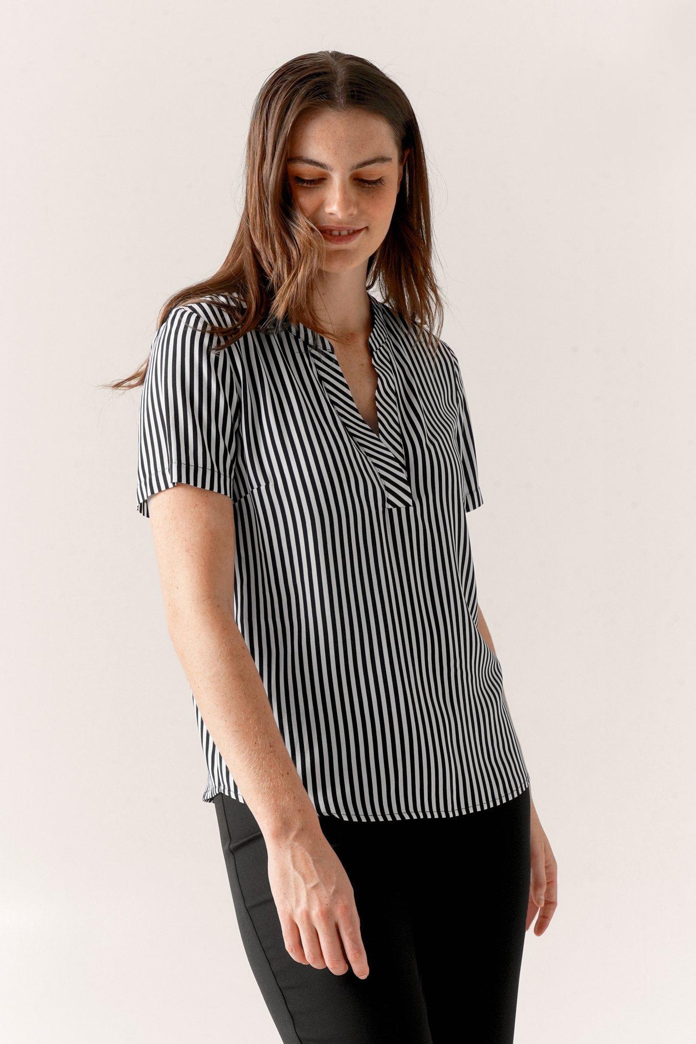 Stripe Henley Top