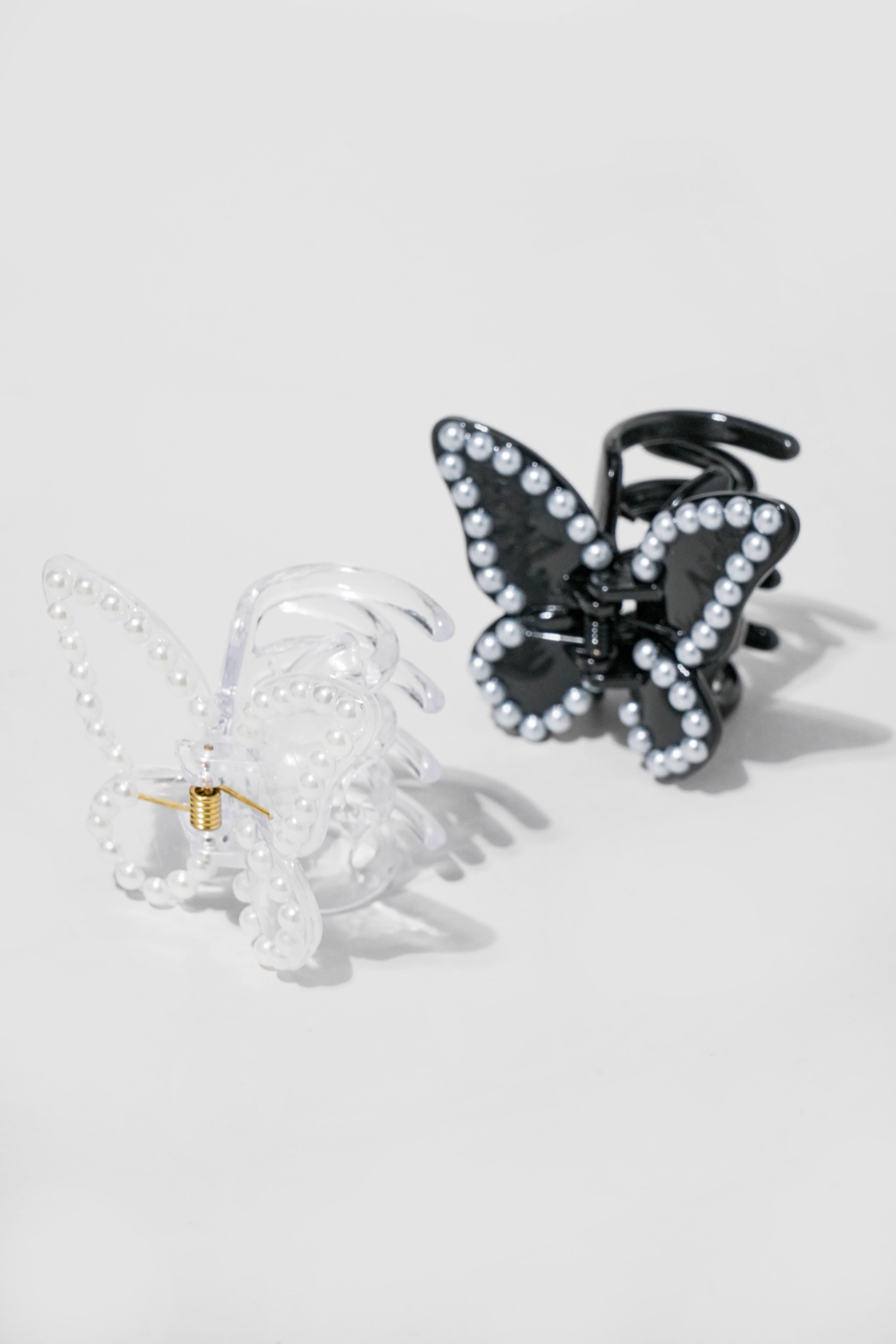 2 Pack Butterfly Hair Clips