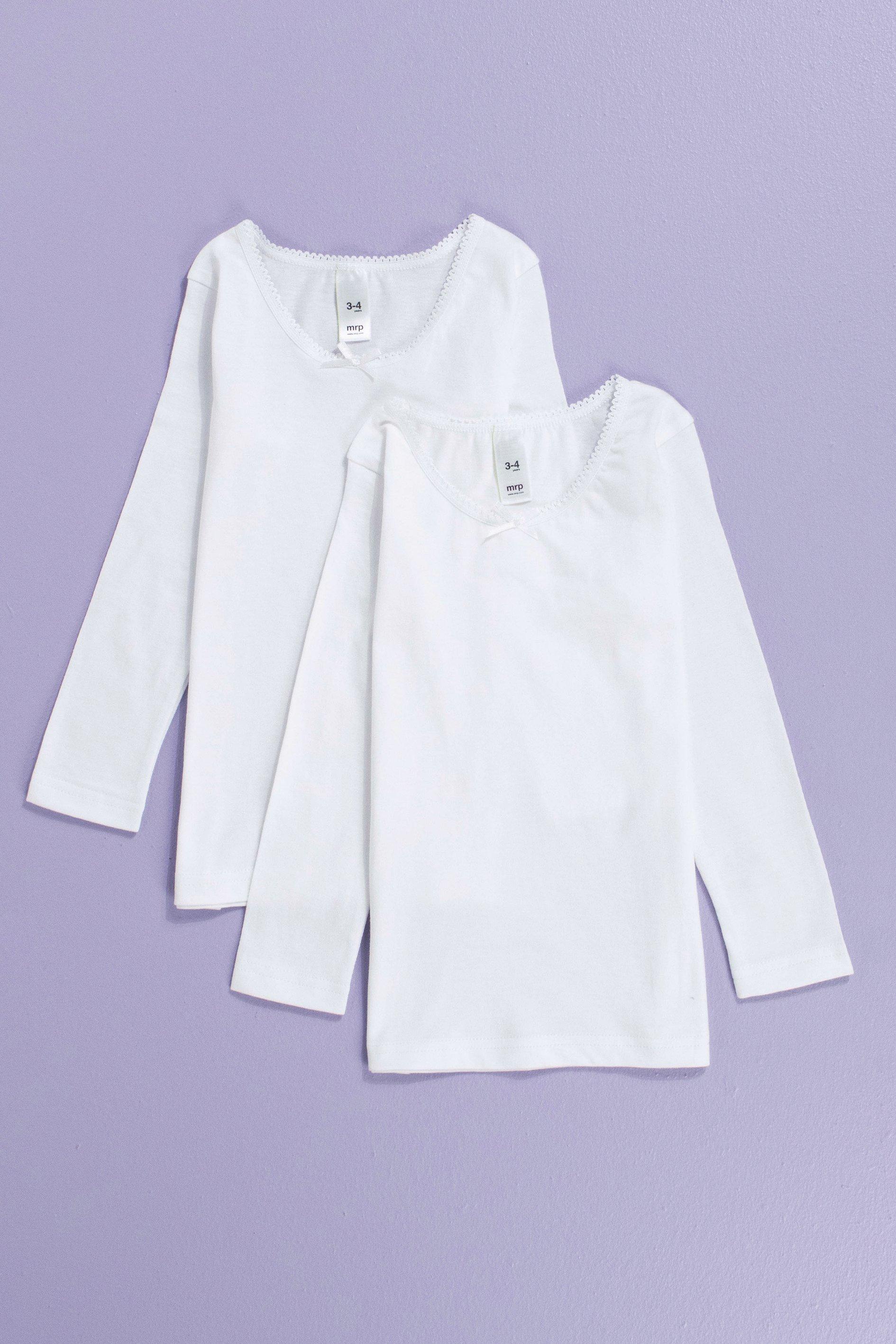 2 Pack Long Sleeve Vests