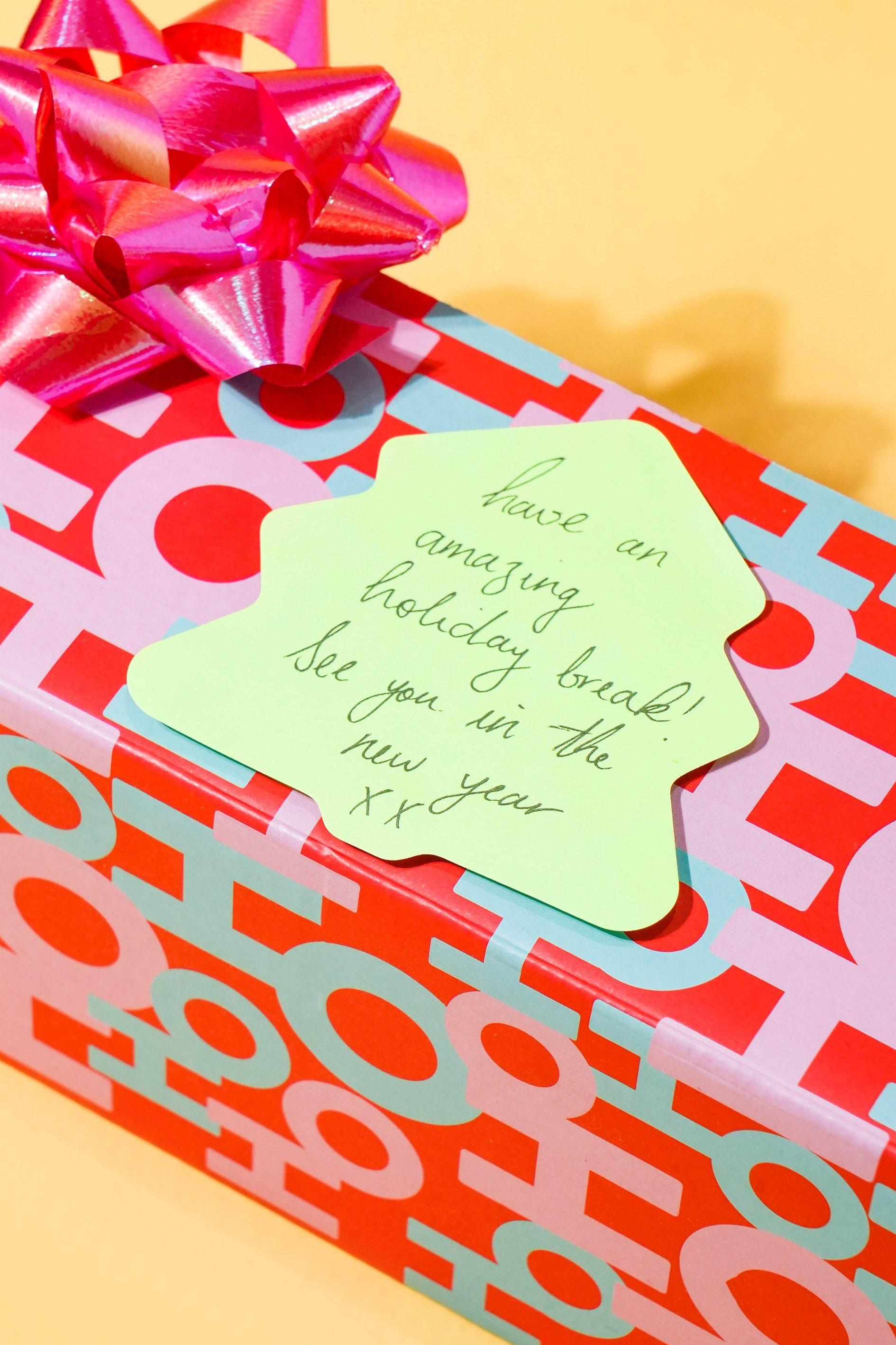 4 Pack Festive Sticky Notes - Tree