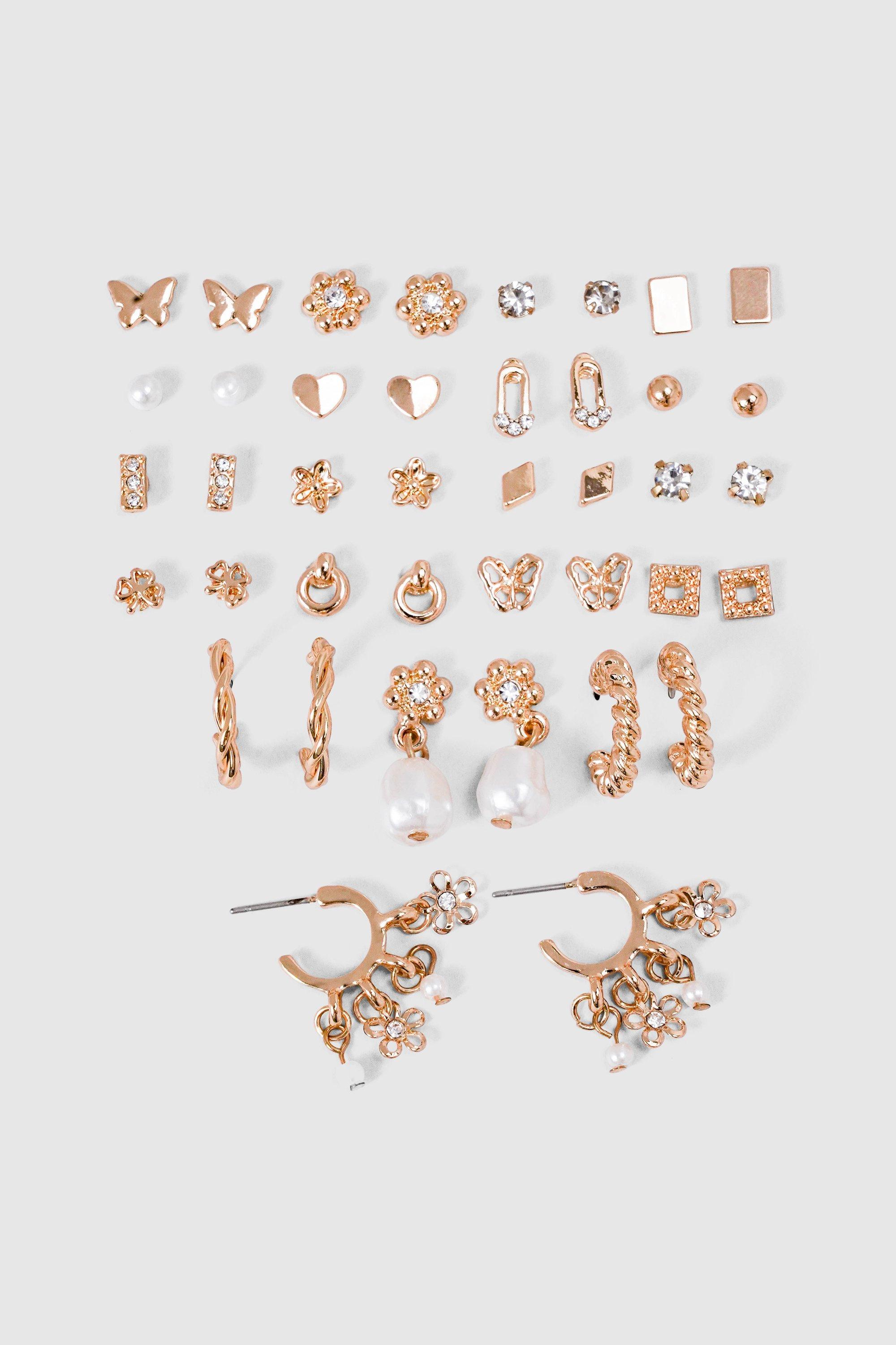 20 Pack Stud Earrings
