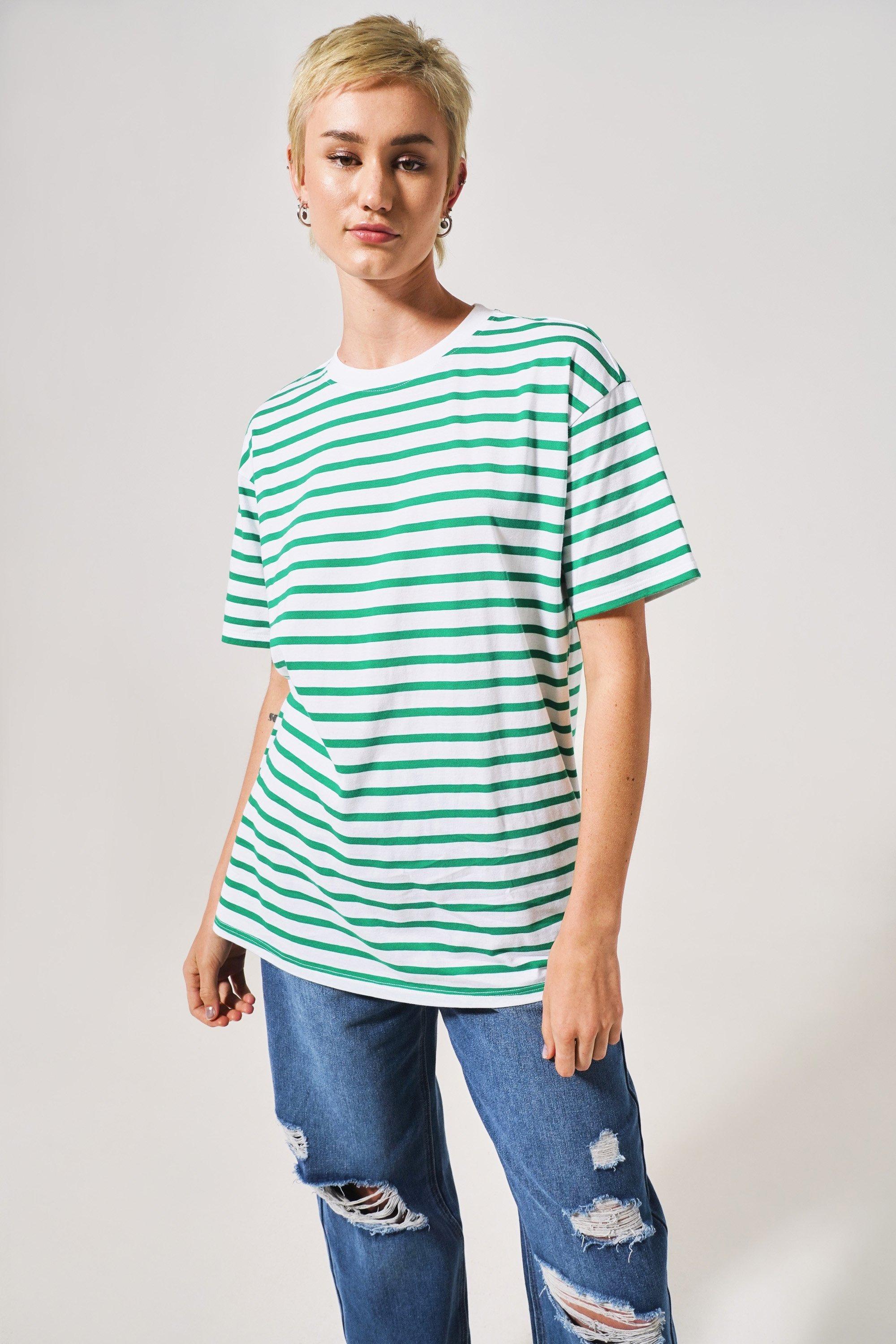 Stripe Oversized Top