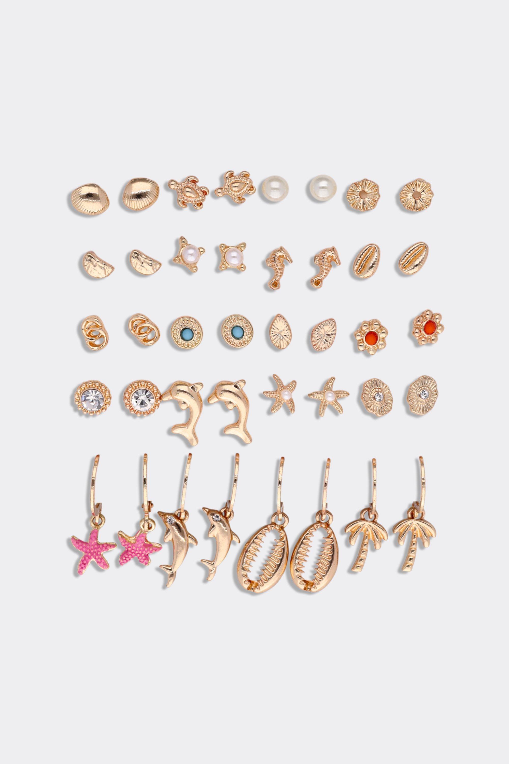 20 Pack Stud Earrings