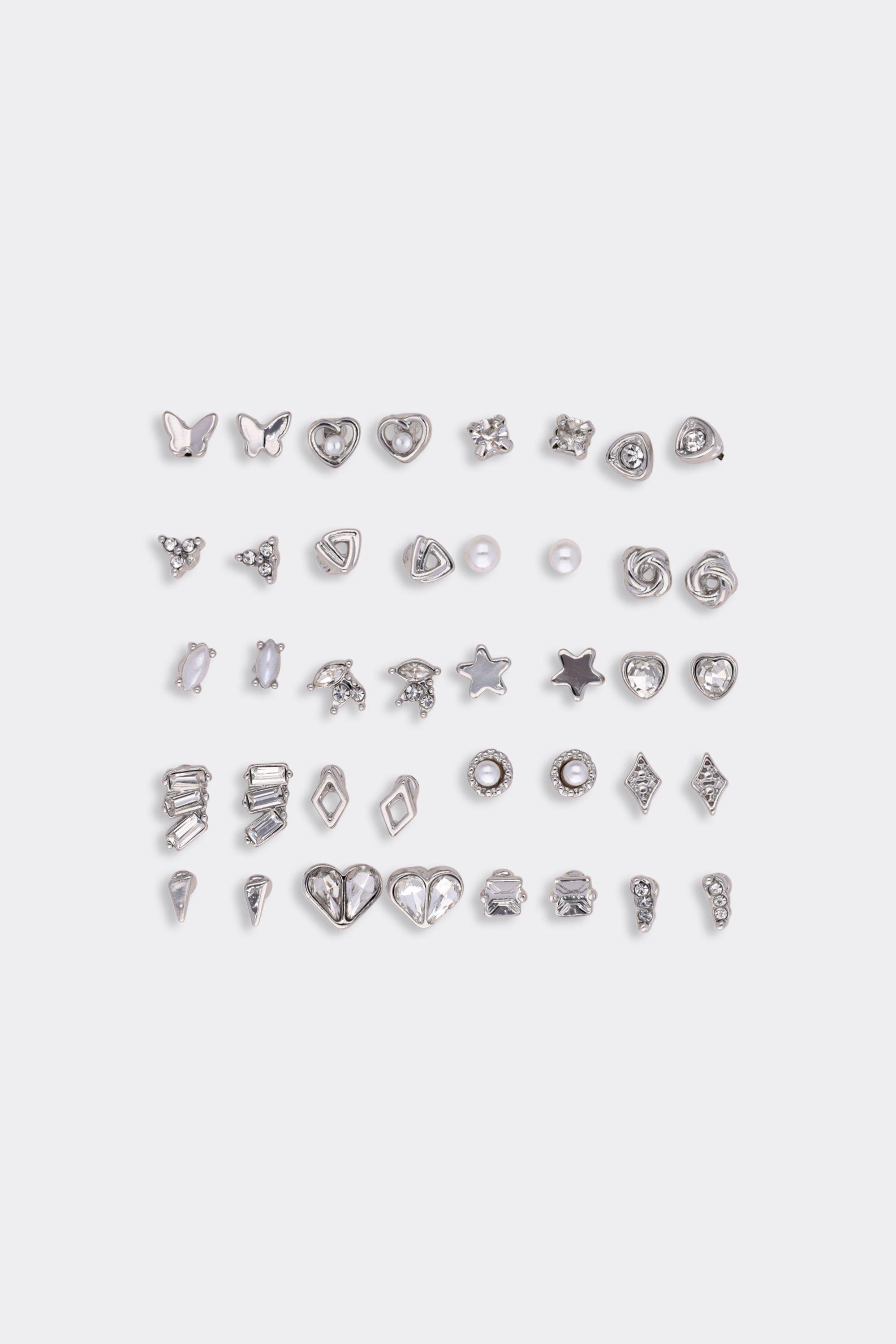 20 Pack Stud Earrings