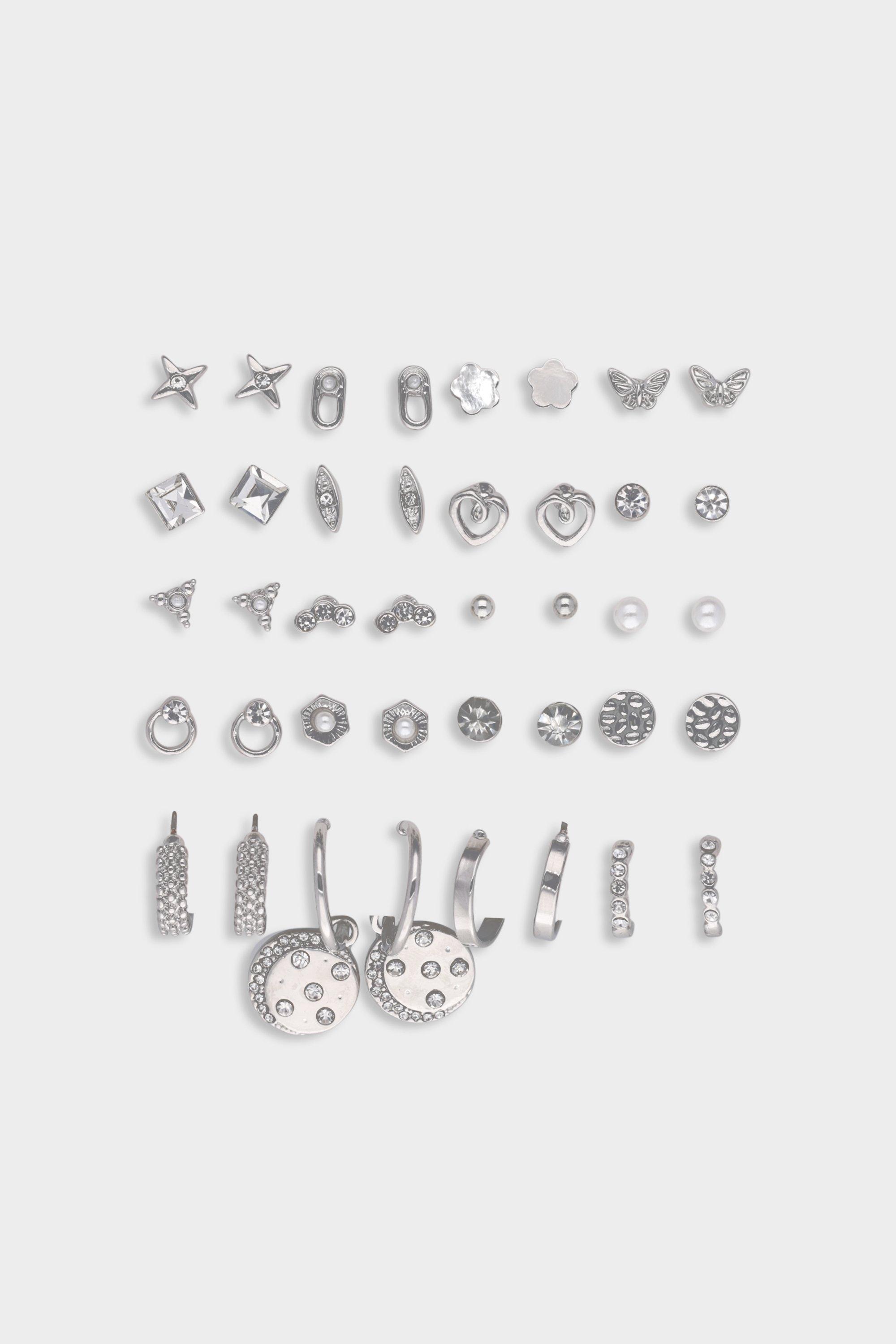 20 Pack Stud Earrings