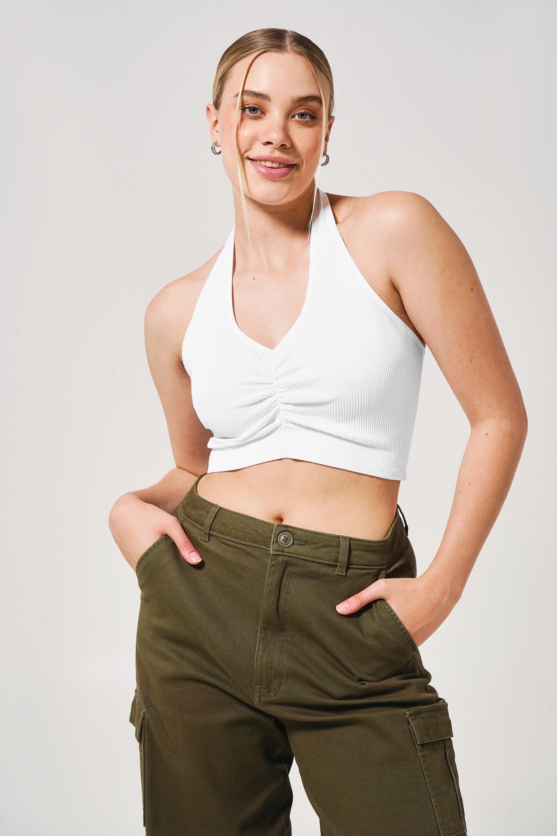 Seamless Halter Neck Top