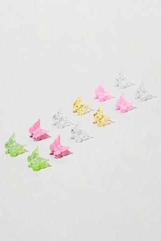 12 Pack Butterfly Clips