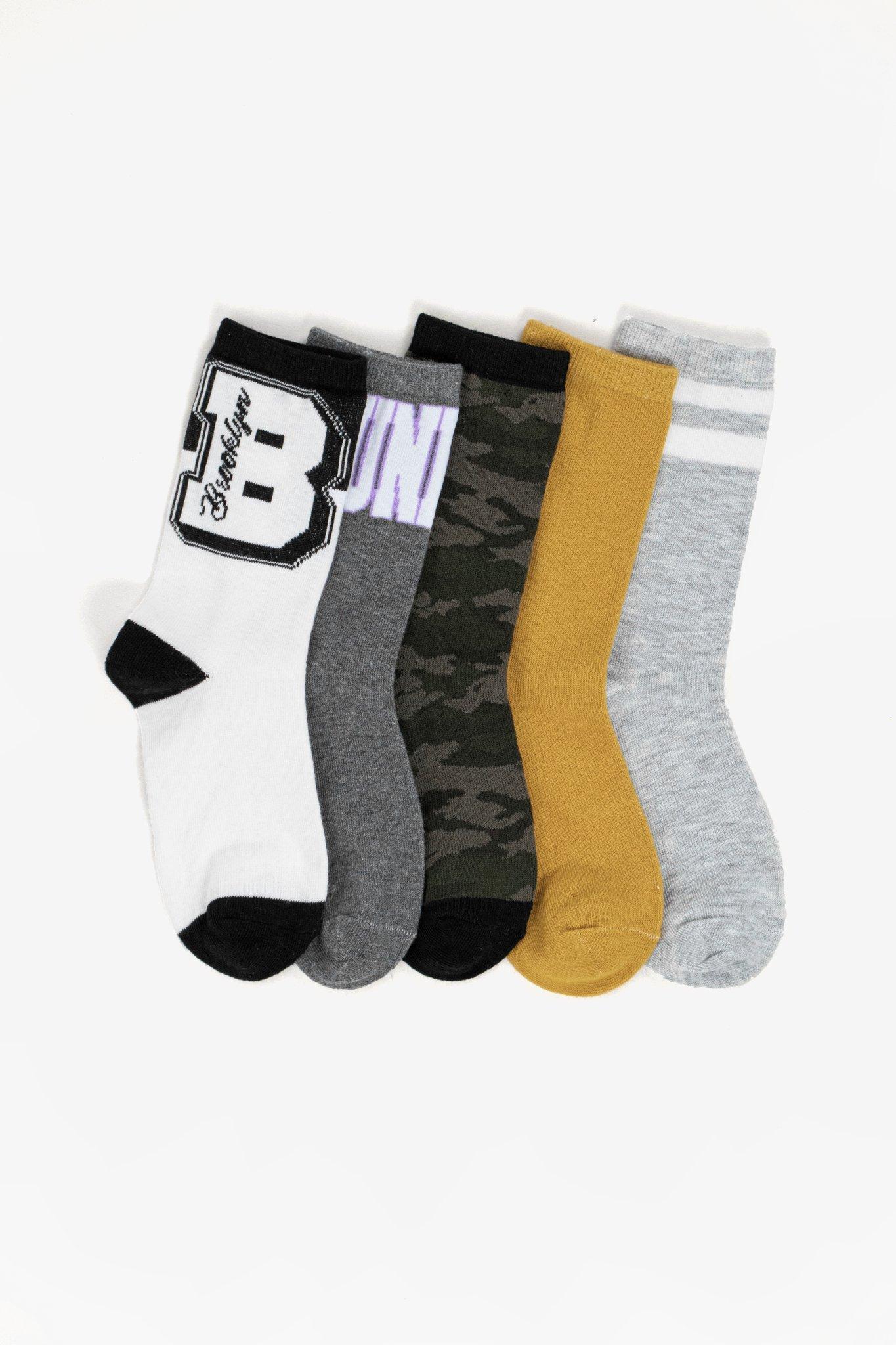 5 Pack Socks