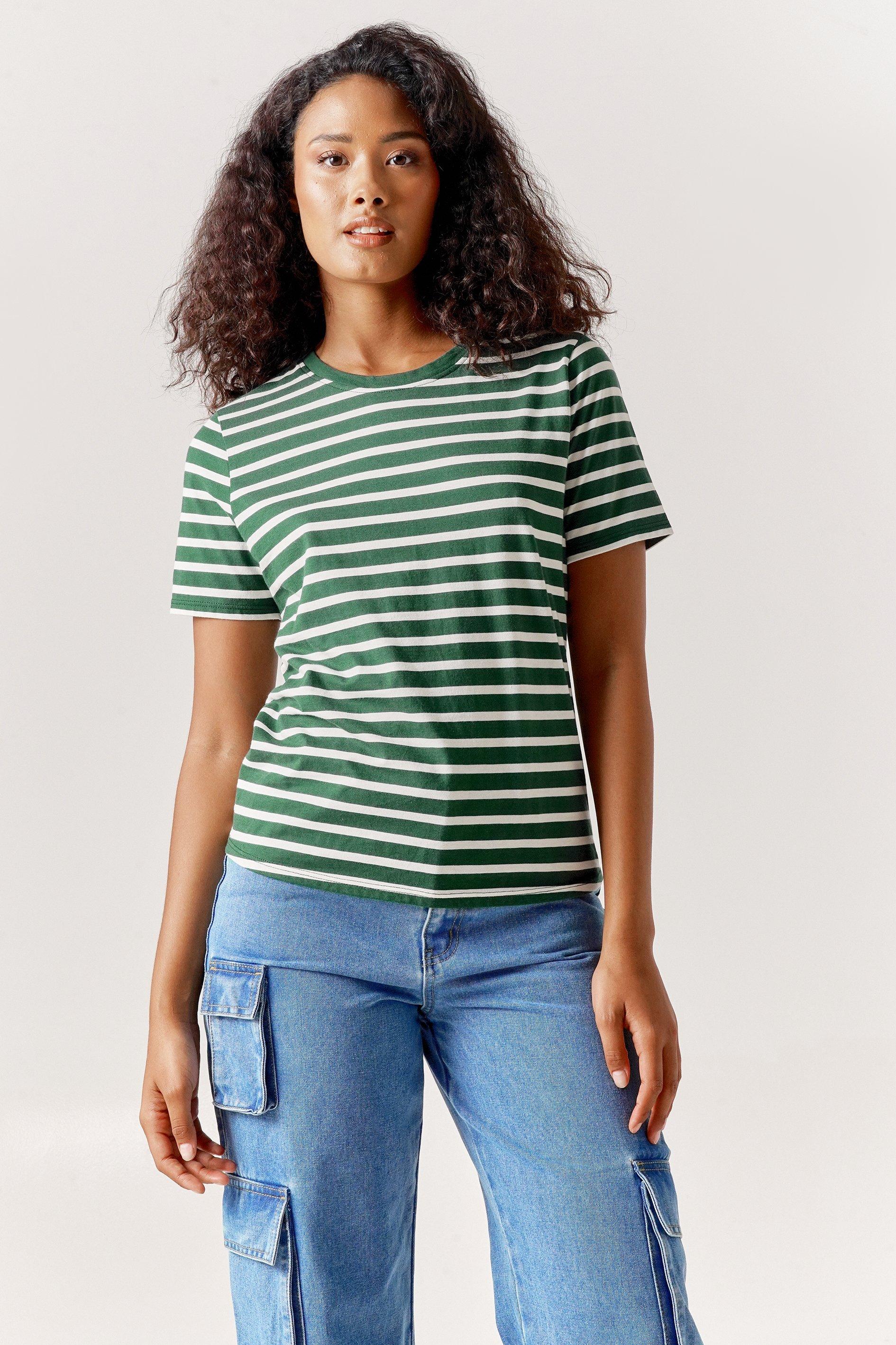 Stripe Fitted Top