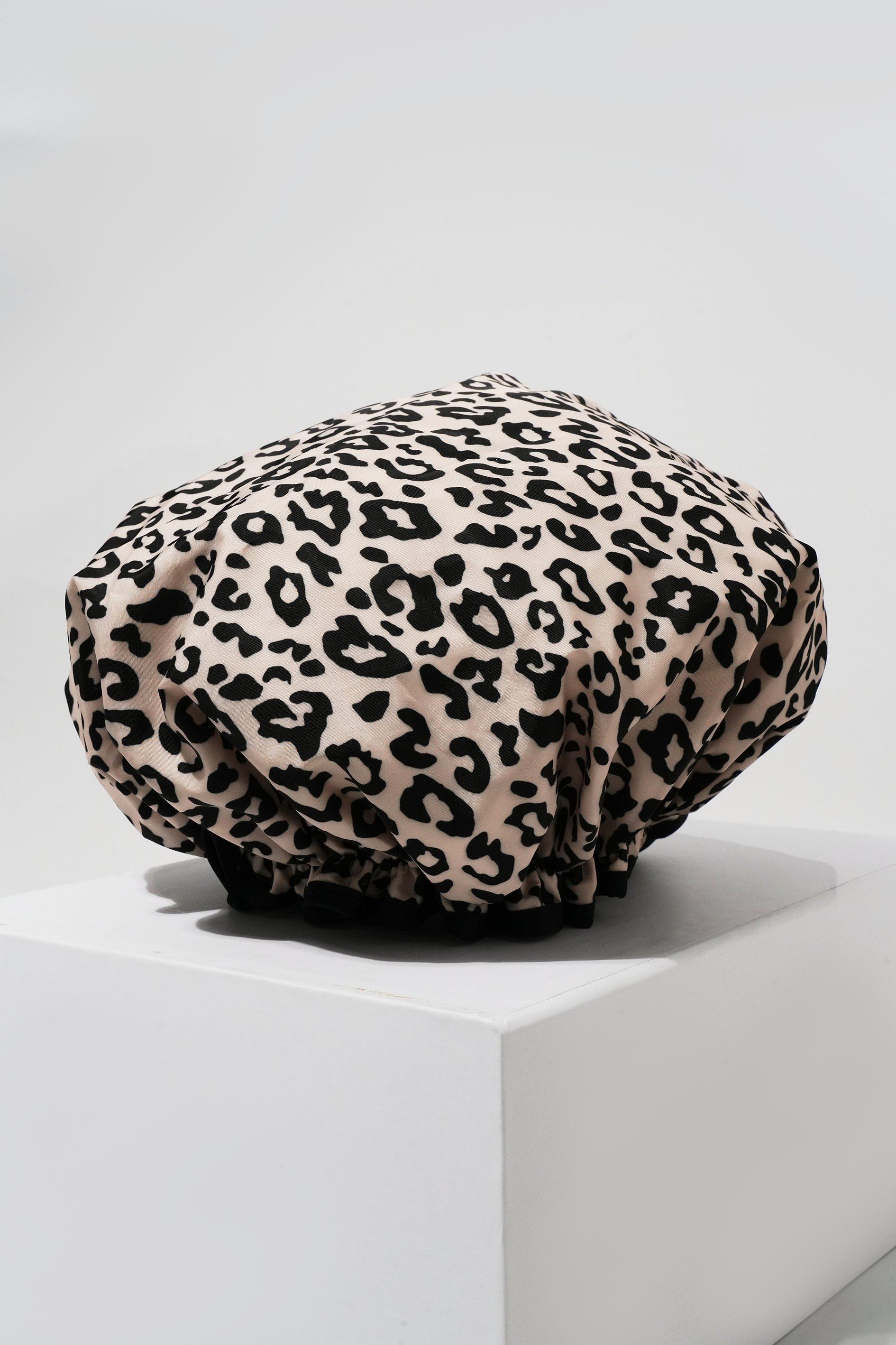 Leopard Print Shower Cap