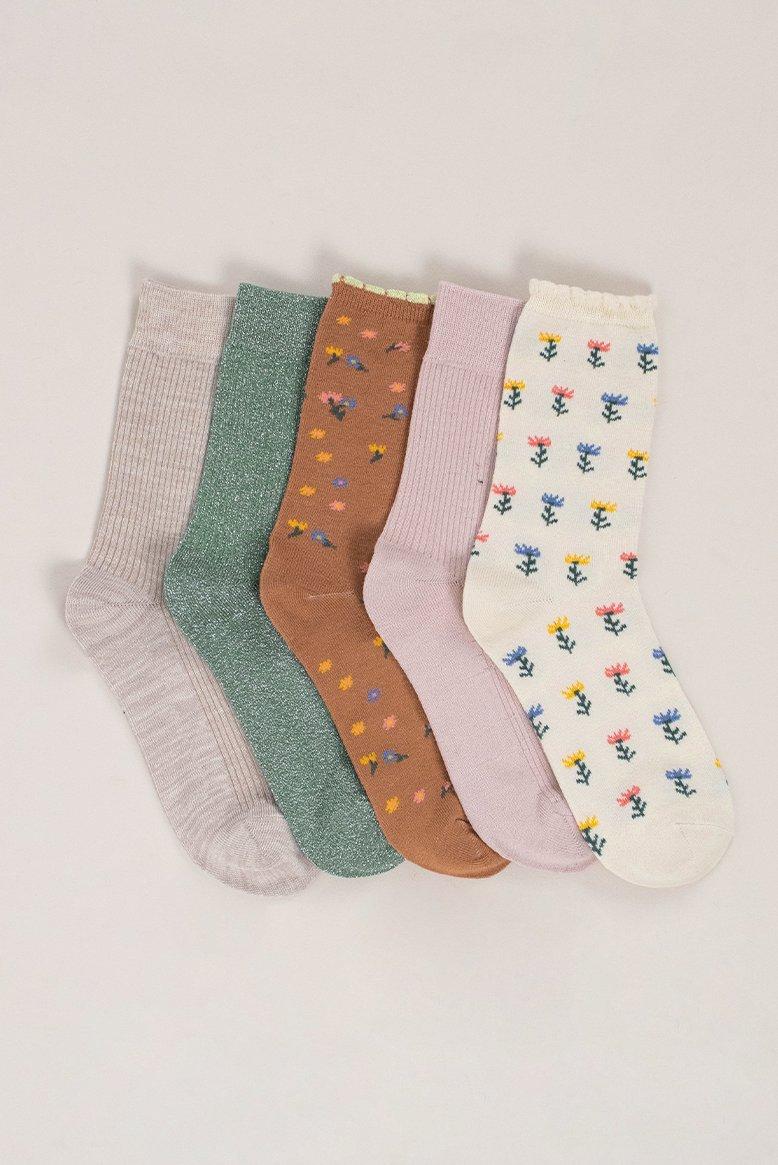 5 Pack Anklet Socks