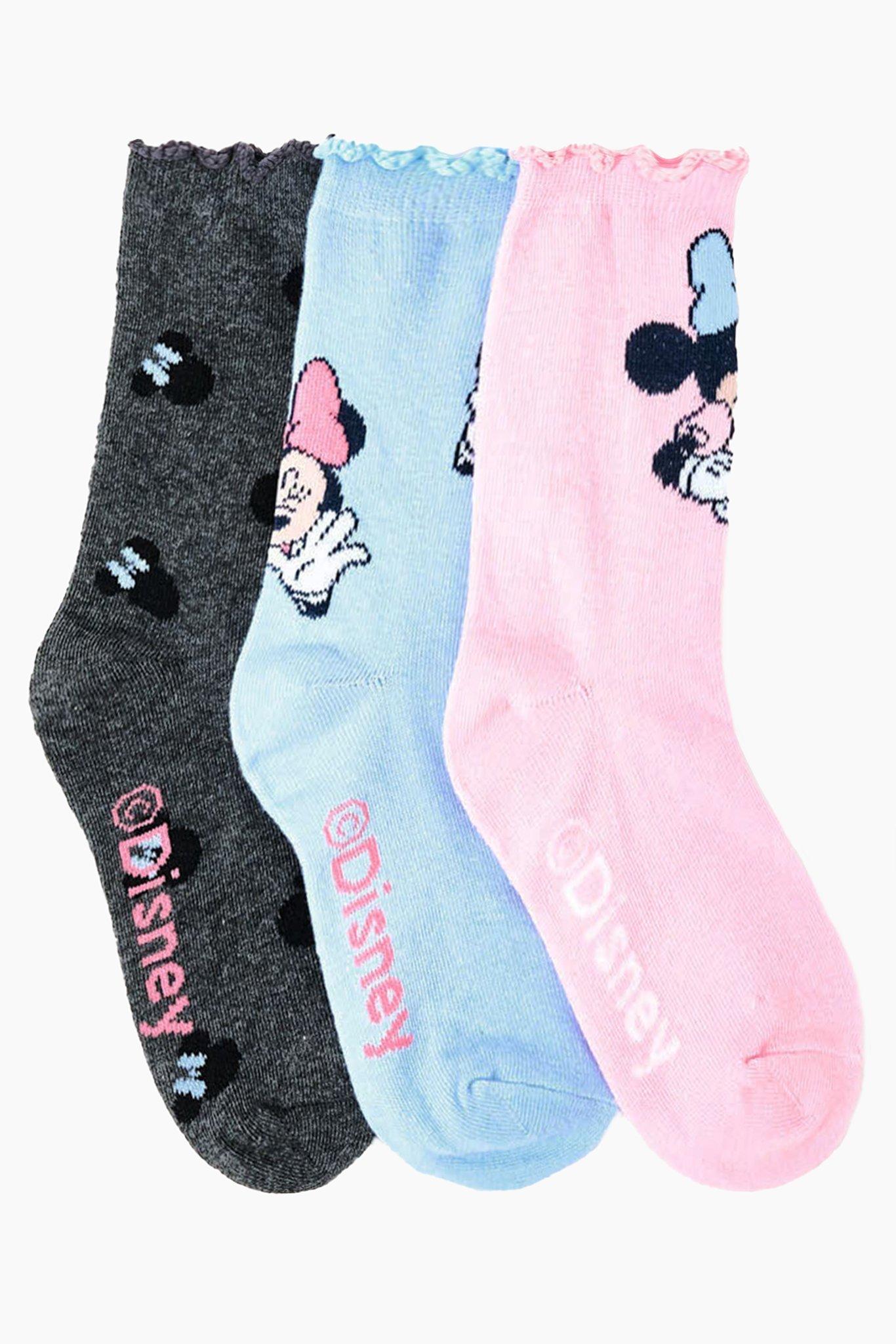 Minnie Mouse 3 Pack Socks