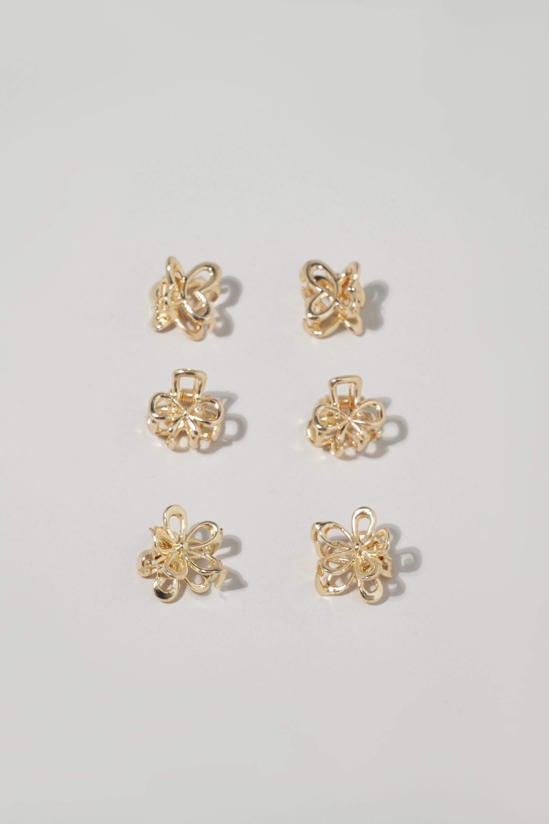 6 Pack Mini Hair Clips