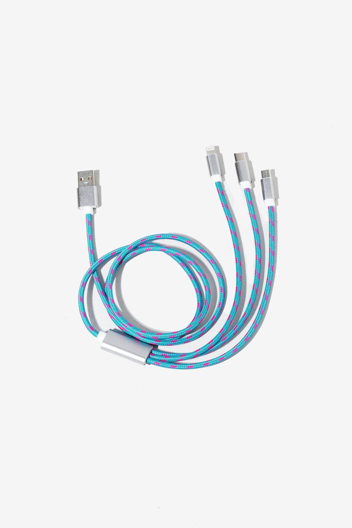 3 In 1 Multi Charging Cable