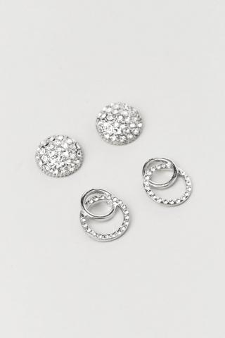 2 Pack Stud Earrings