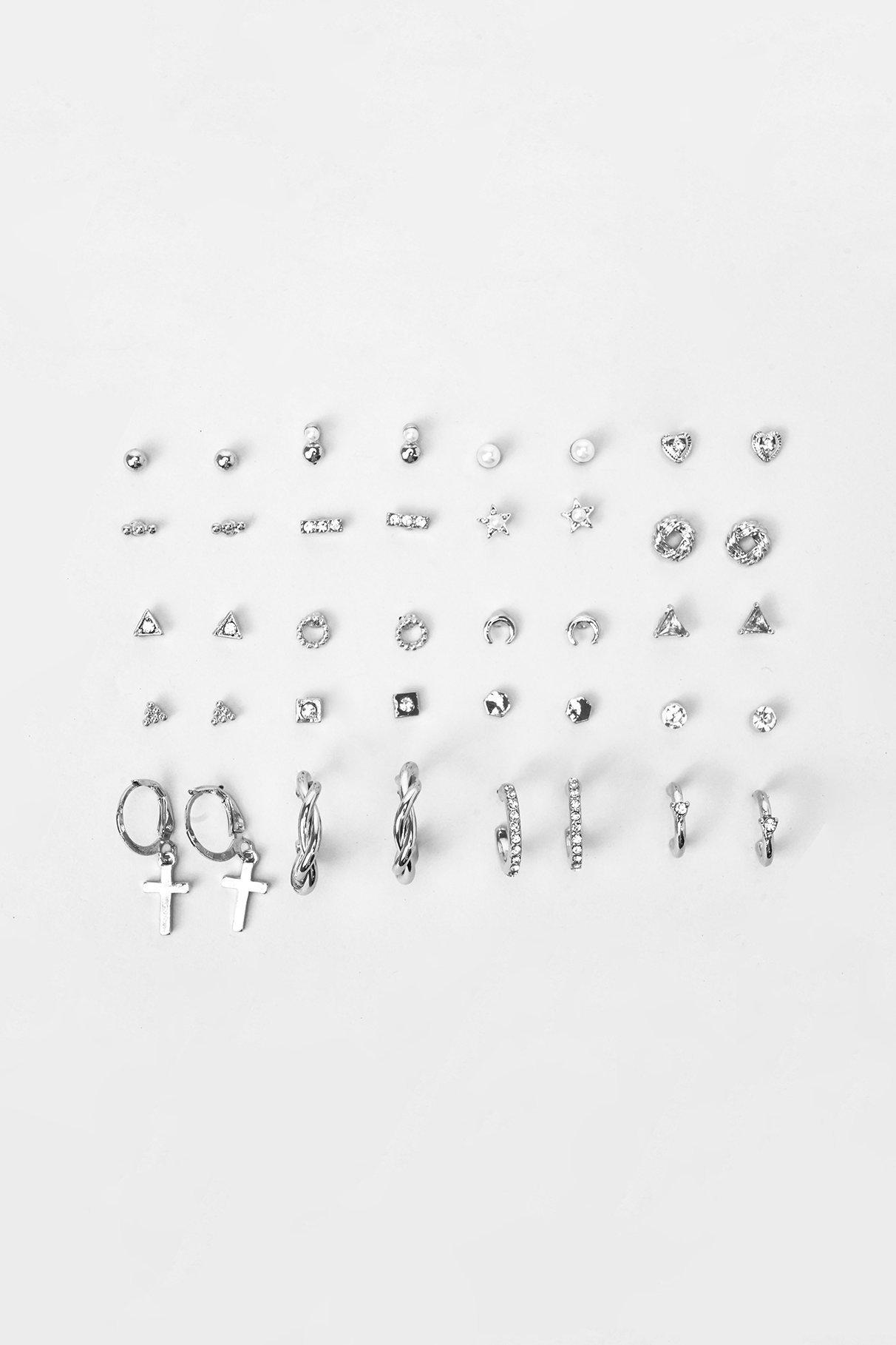 20 Pack Stud Earrings