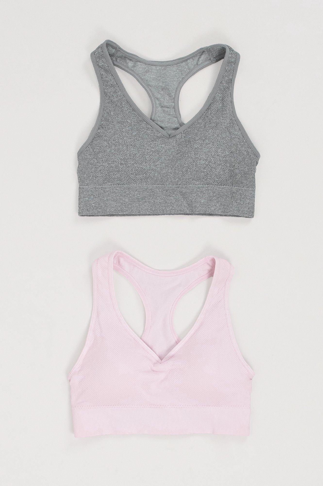 2 Pack Crop Bras