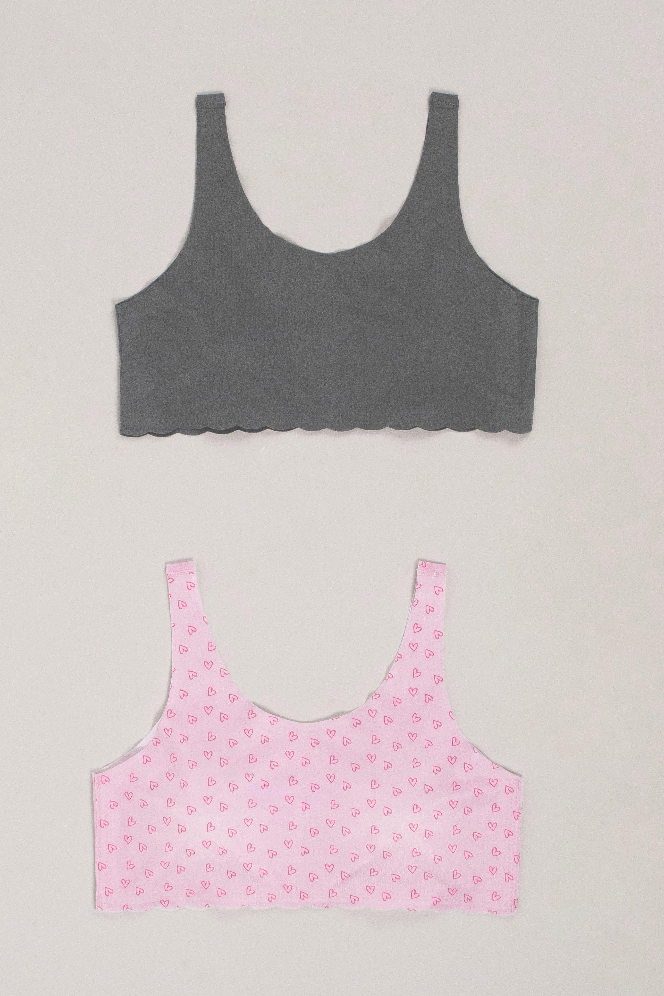 2 Pack Crop Bras