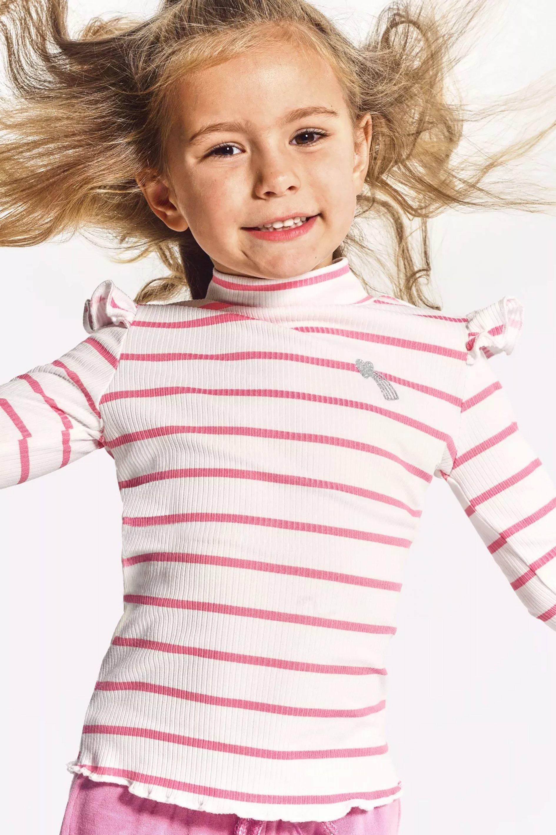 Stripe Turtle Neck Top